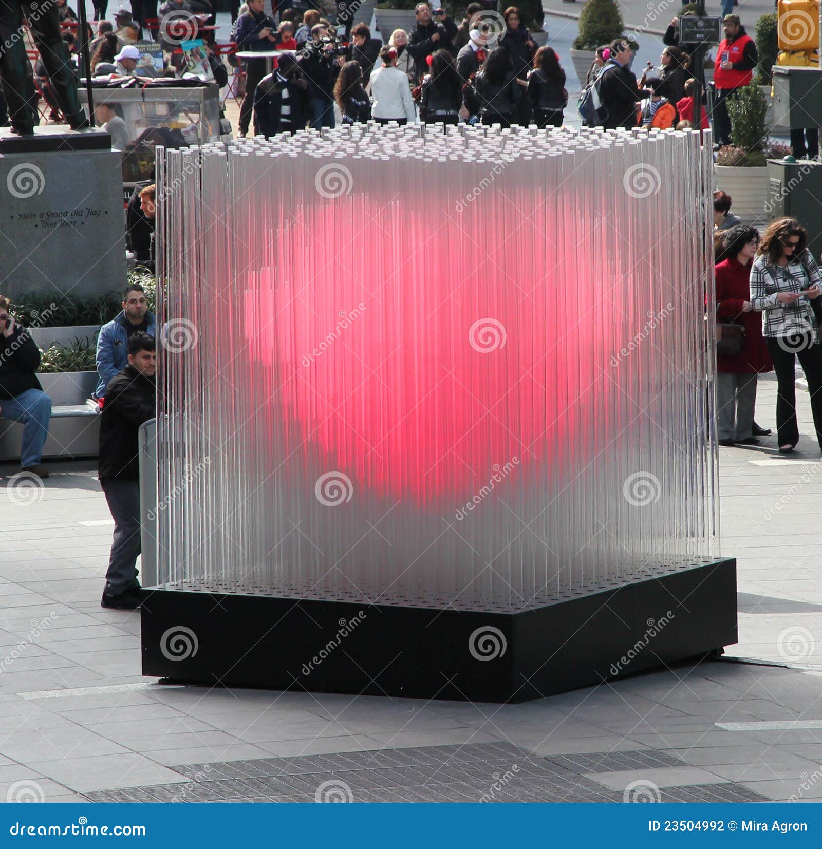 Valentine Red Heart Display Editorial Photography - Image of display ...