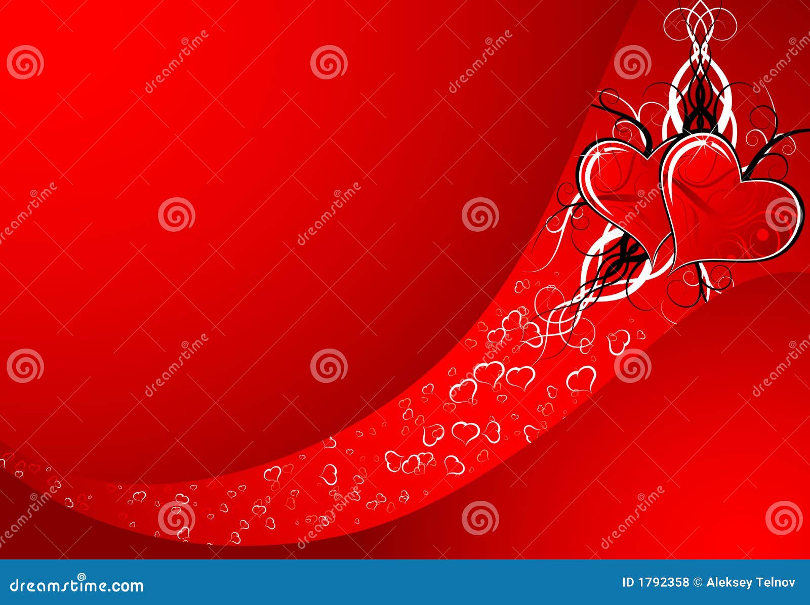 Valentine s abstract stock vector. Illustration of hearts - 1792358