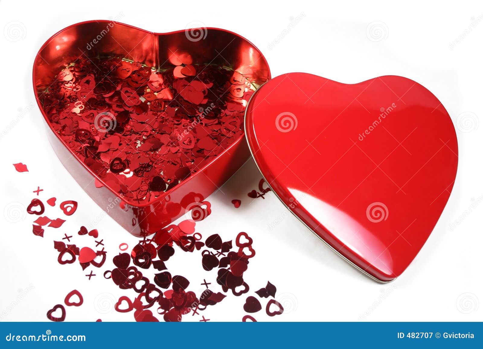 Valentine s confetti stock image. Image of kisses, admire - 482707