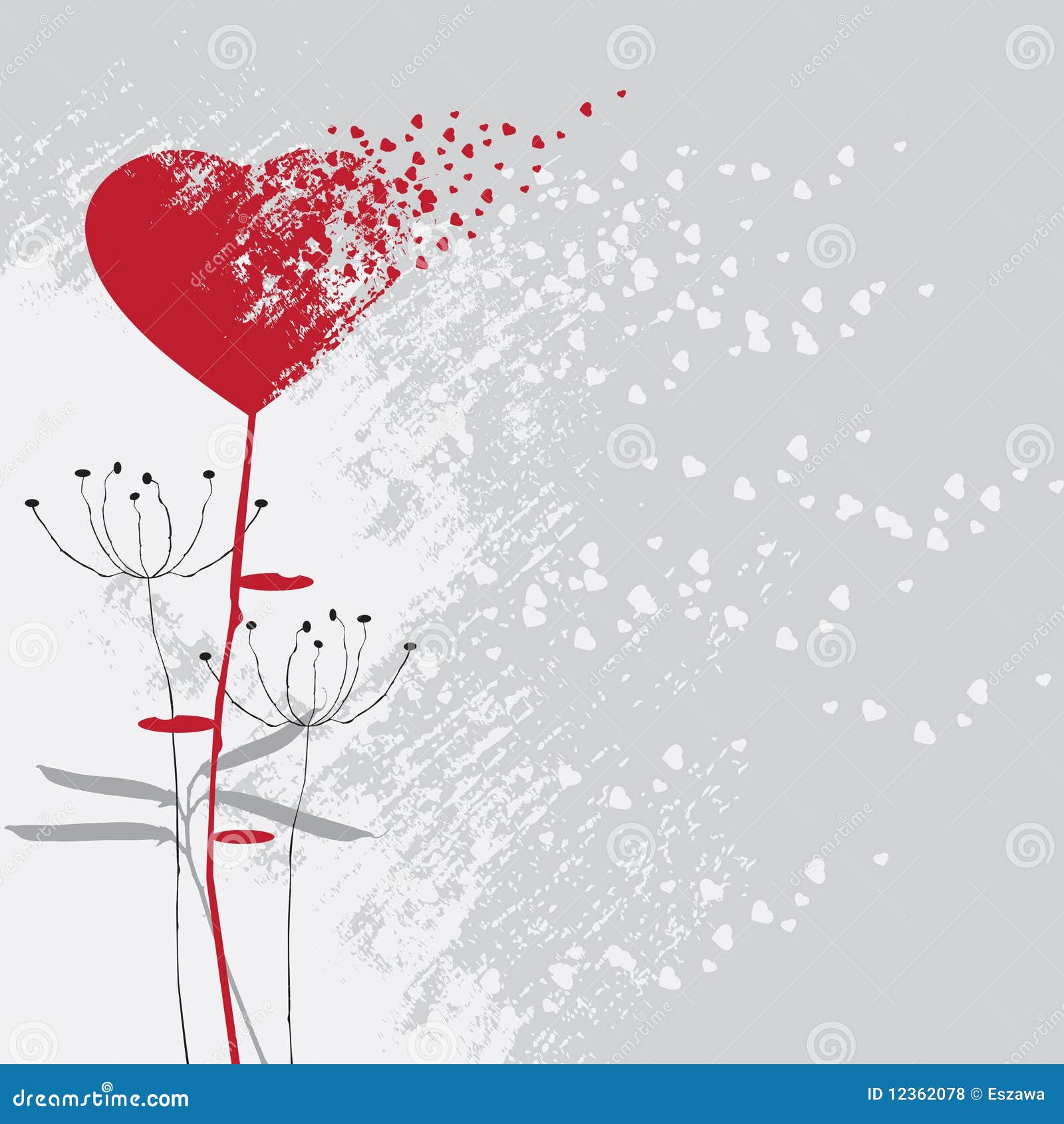 Valentine s day abstract stock vector. Illustration of energy - 12362078