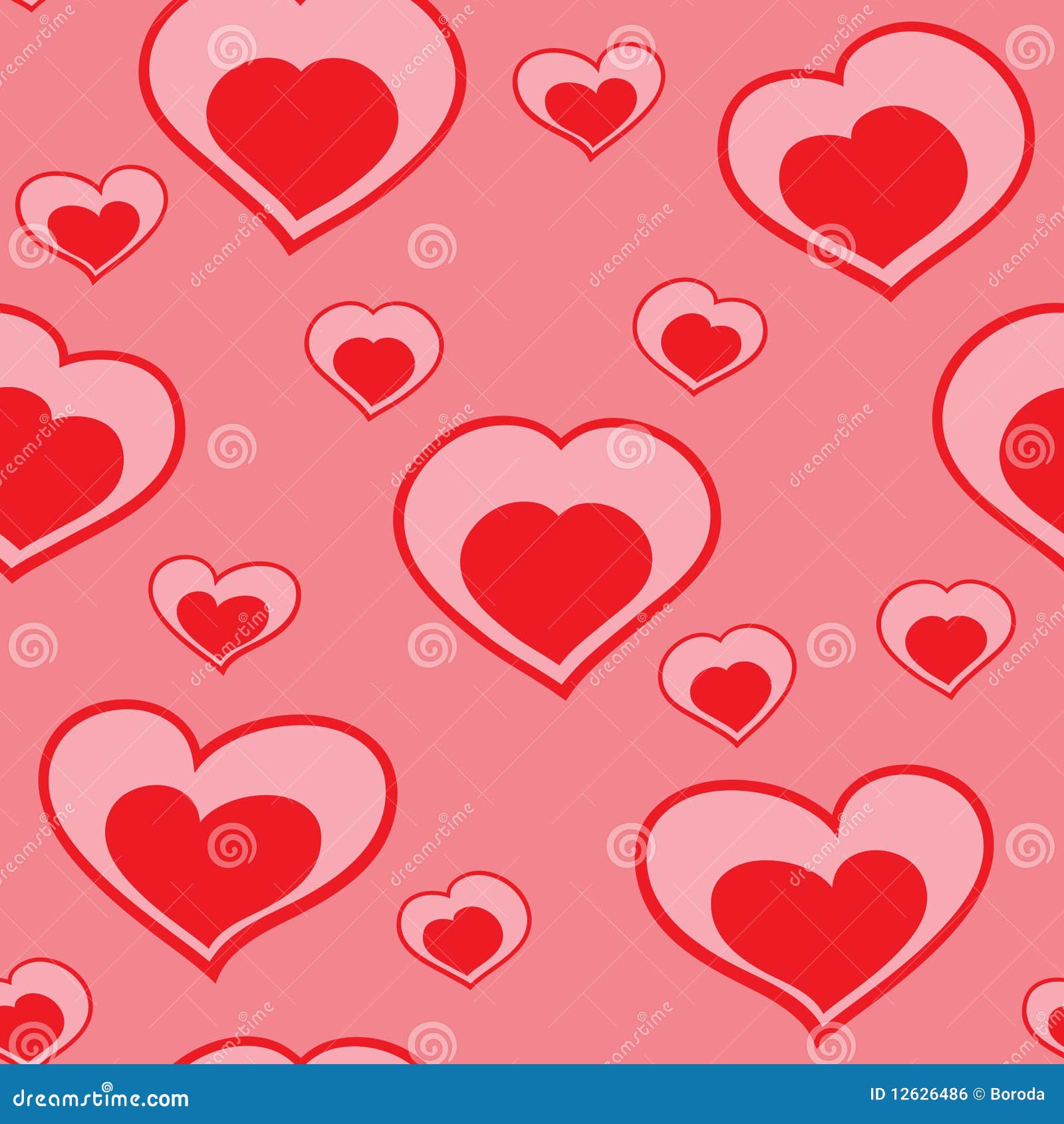 Valentine S Day Abstract Seamless Background Stock Vector ...