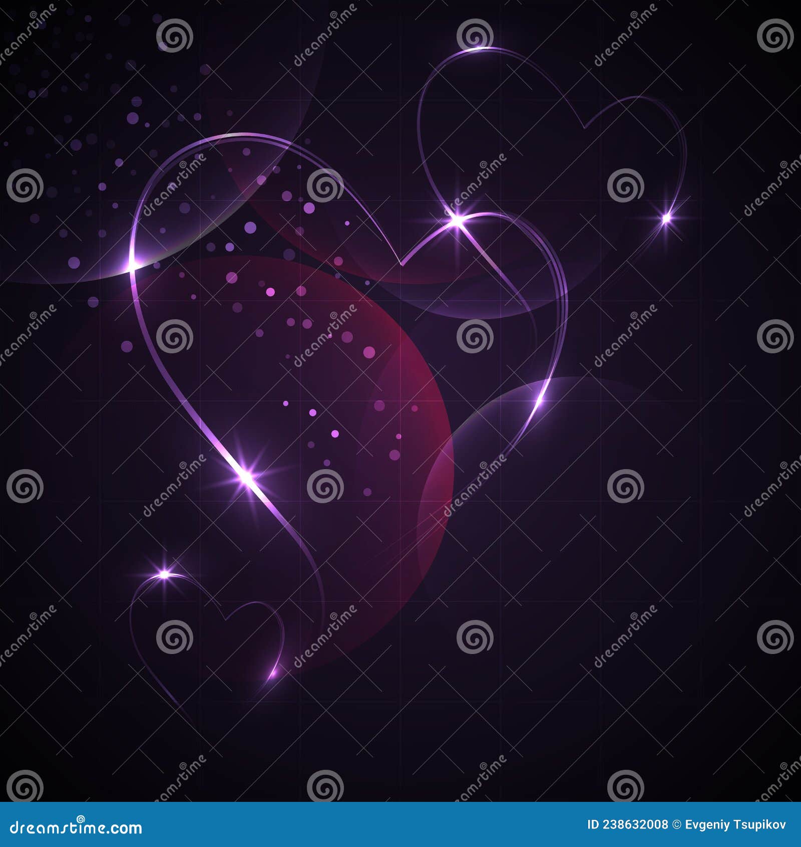 Bright Rays in the Shape of a Heart Stock Vector - Illustration of ...