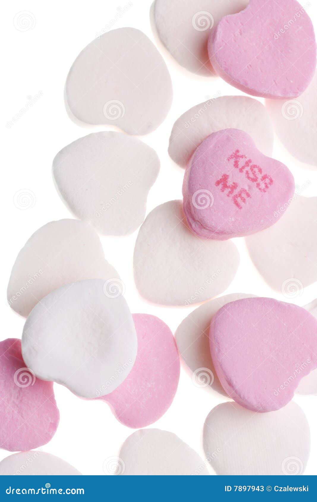 Valentine S Day Candy Hearts Stock Image - Image of pink, hearts: 7897943