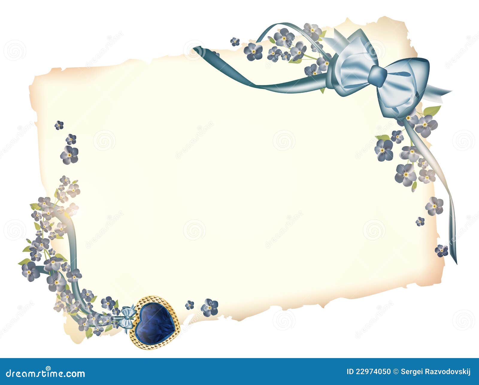 Valentine`s Day Decorated Template Stock Vector - Illustration of ...