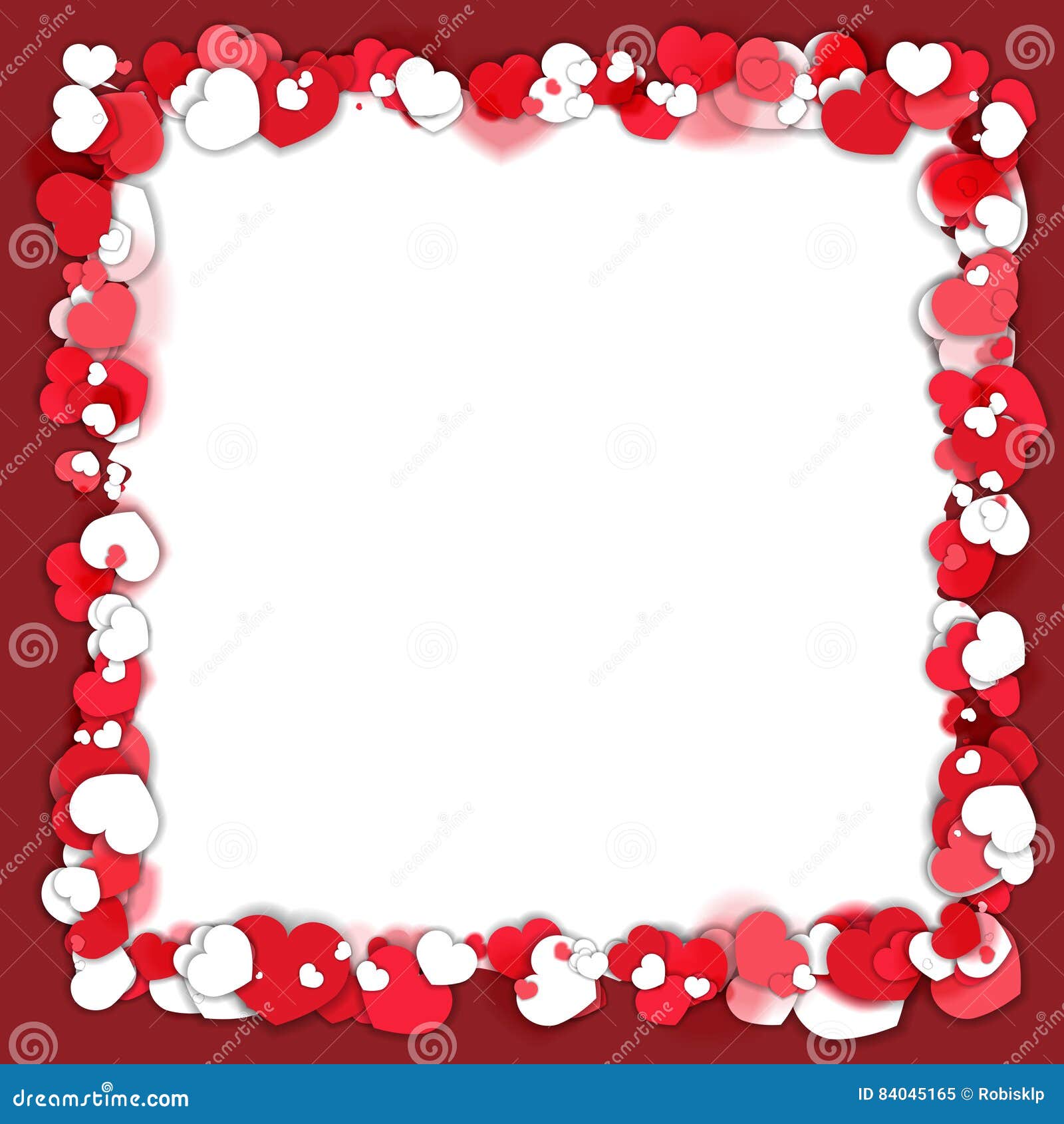 Valentine`s Day Frame stock vector. Illustration of holiday - 84045165