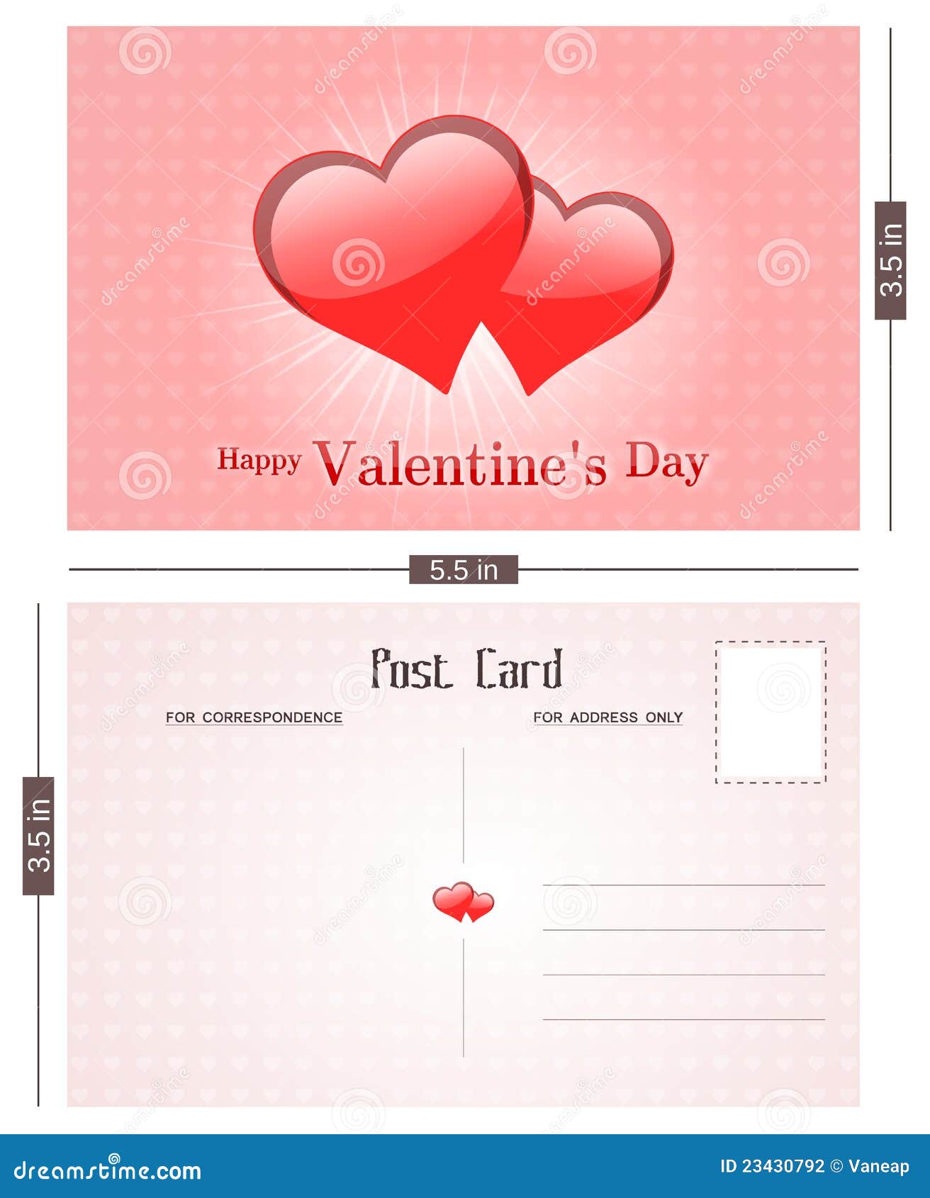 Postal Card Illustration Cartoon Vector | CartoonDealer.com #108355193