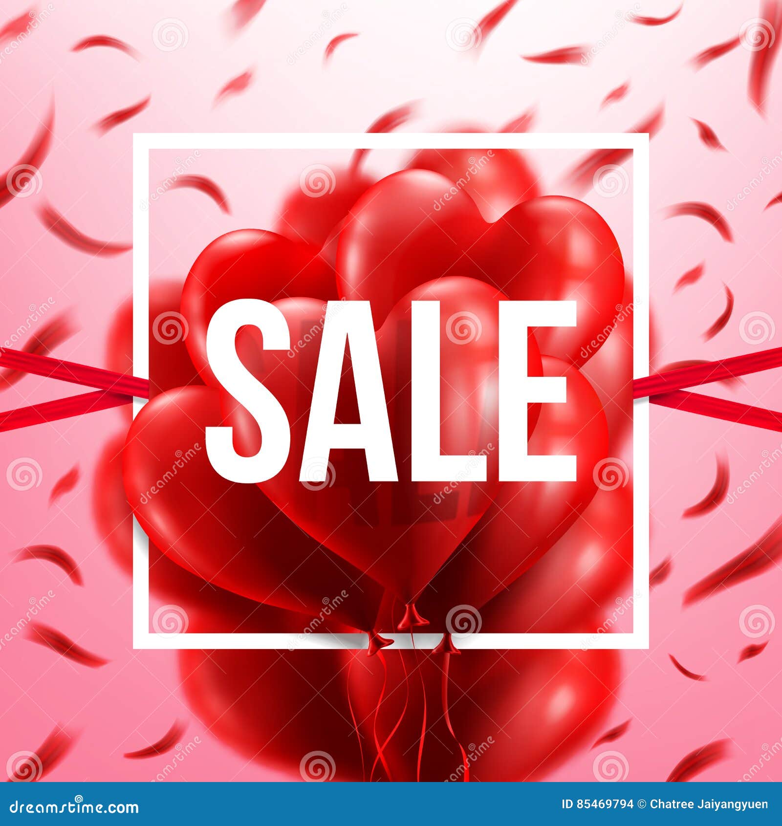 Valentine`s Day Sale Concept.Vector Illustration Stock Vector ... Valentine`s Day Sale Concept.Vector Illustration Stock Vector ...