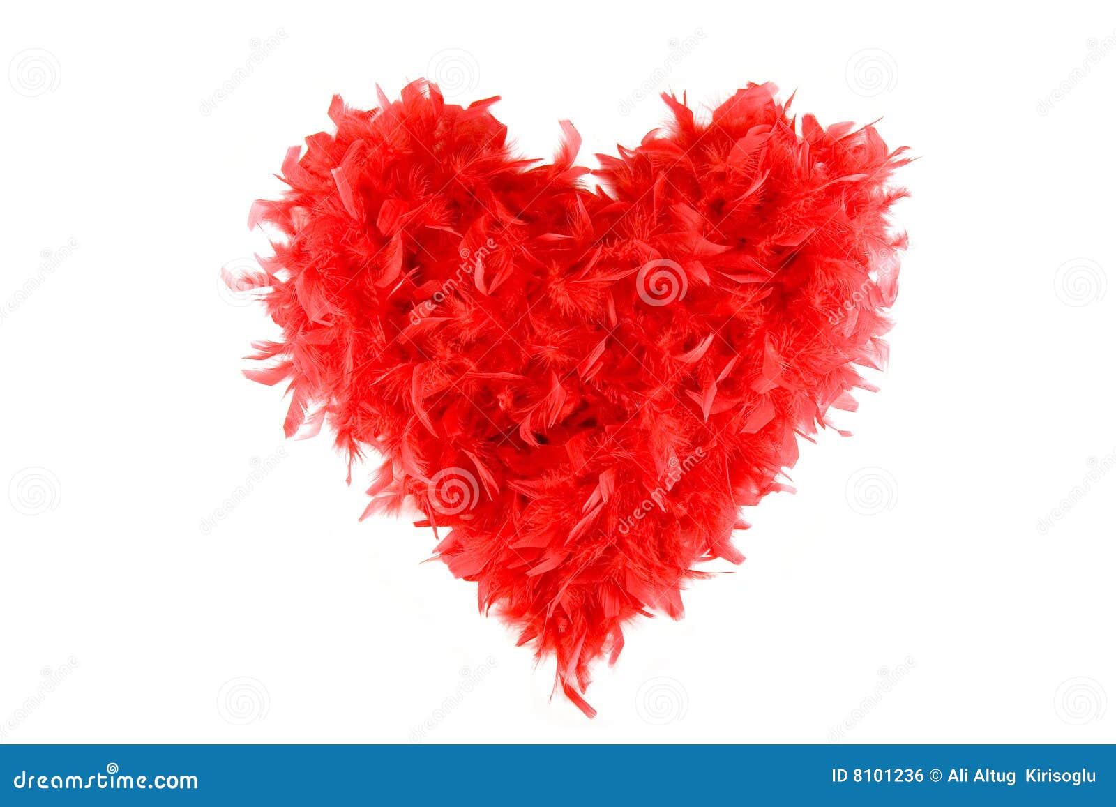 Valentine S Fluffy Red Heart Stock Photo - Image of heart, care: 8101236
