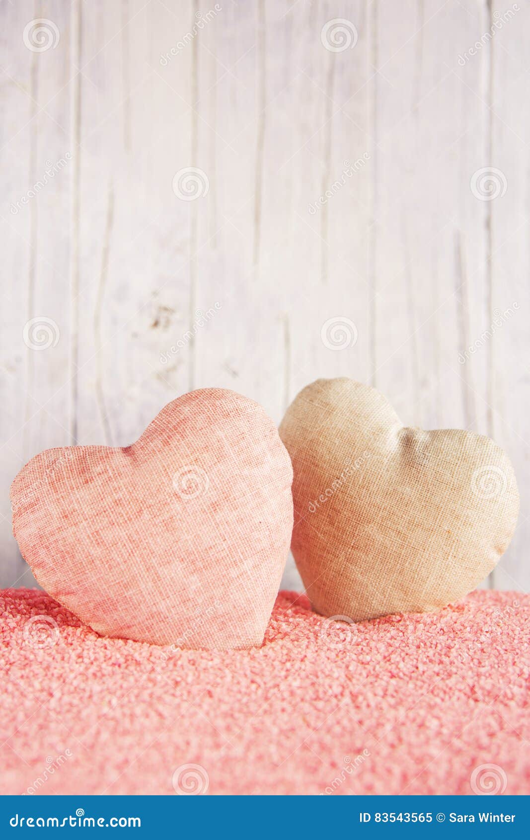 Valentine`s Hearts on a Rustic Background Stock Image - Image of wood ...