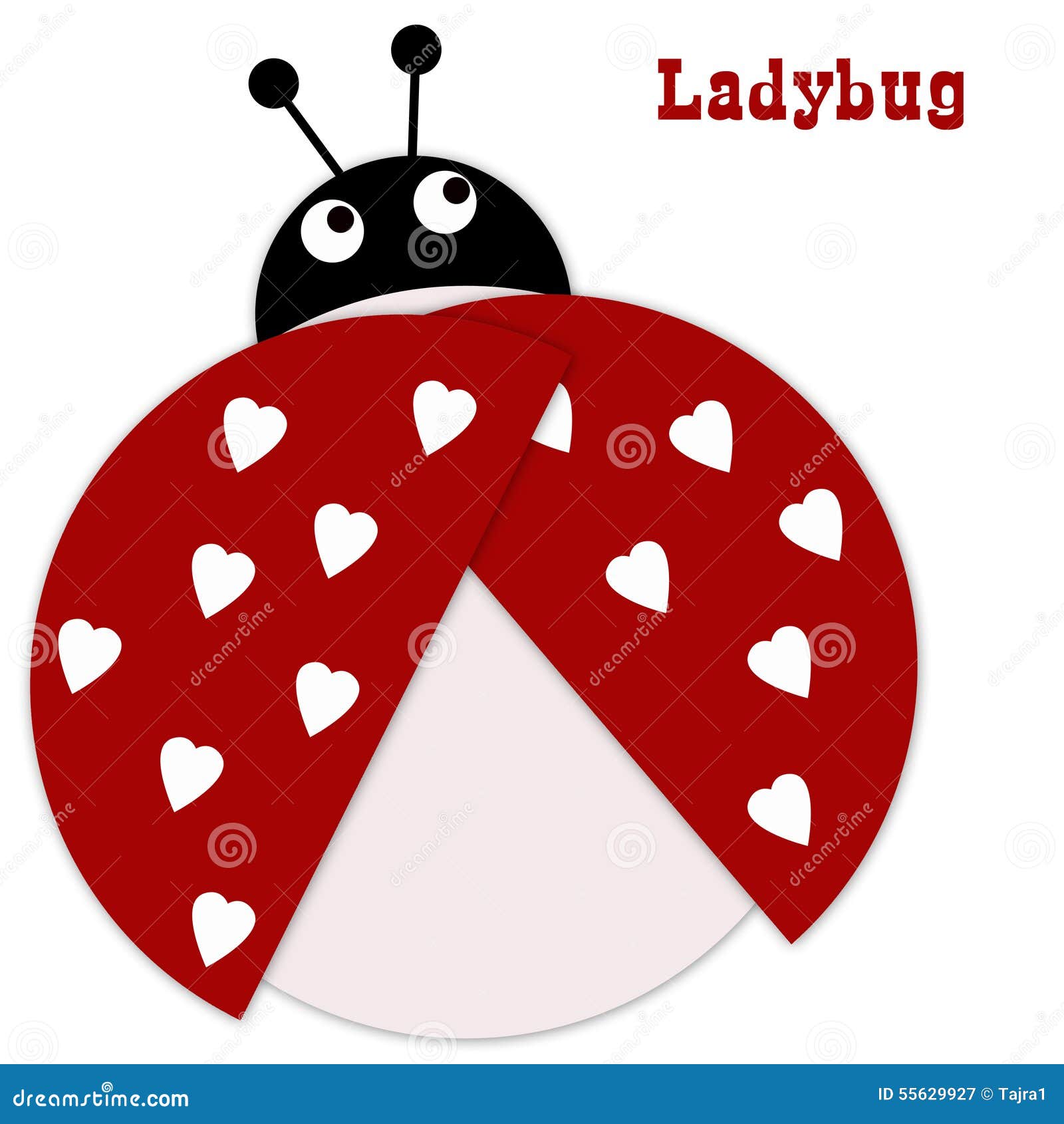 Valentine s love lady bug stock illustration. Illustration of biology ...