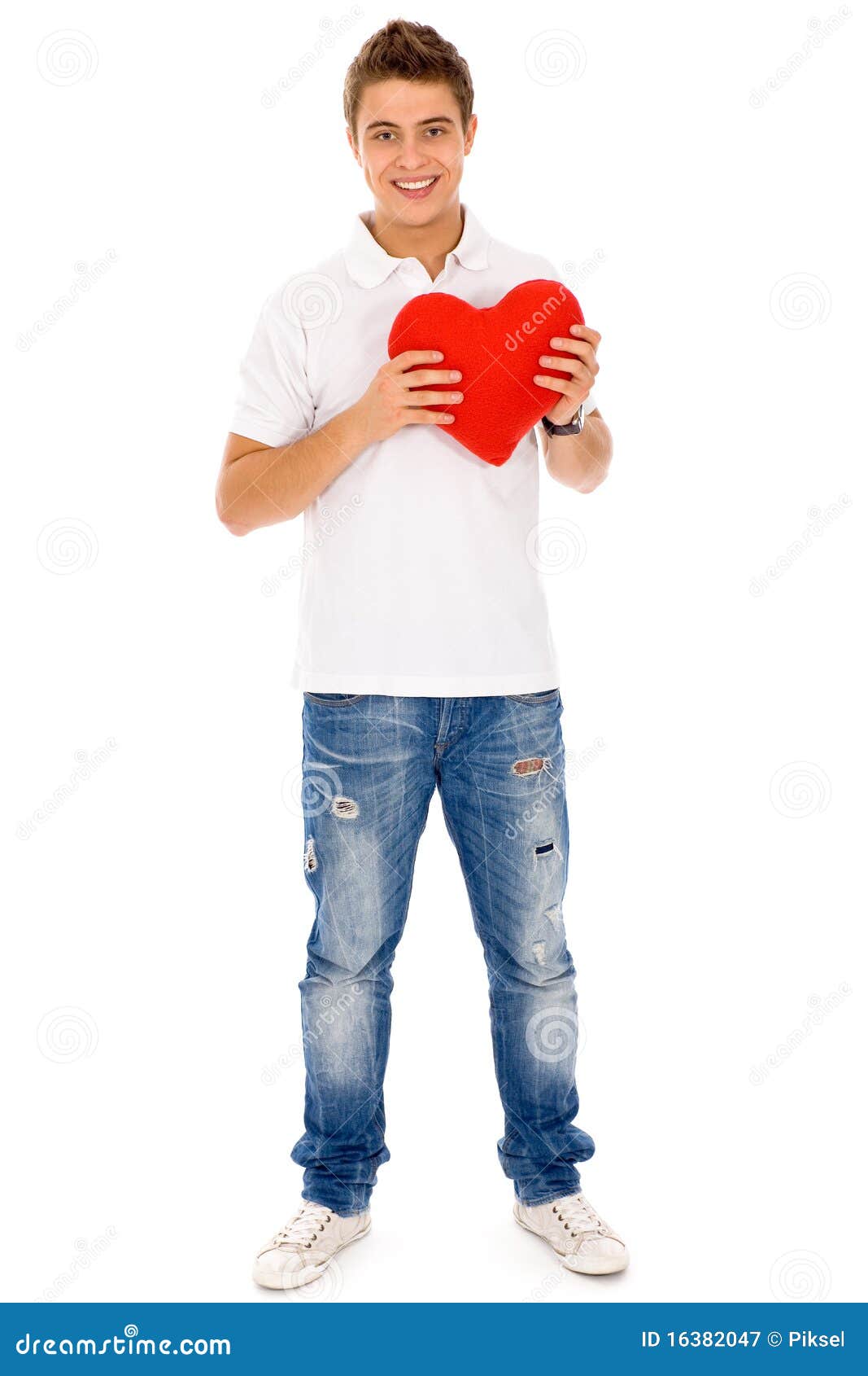 Valentine s Man stock image. Image of teenager, full - 16382047