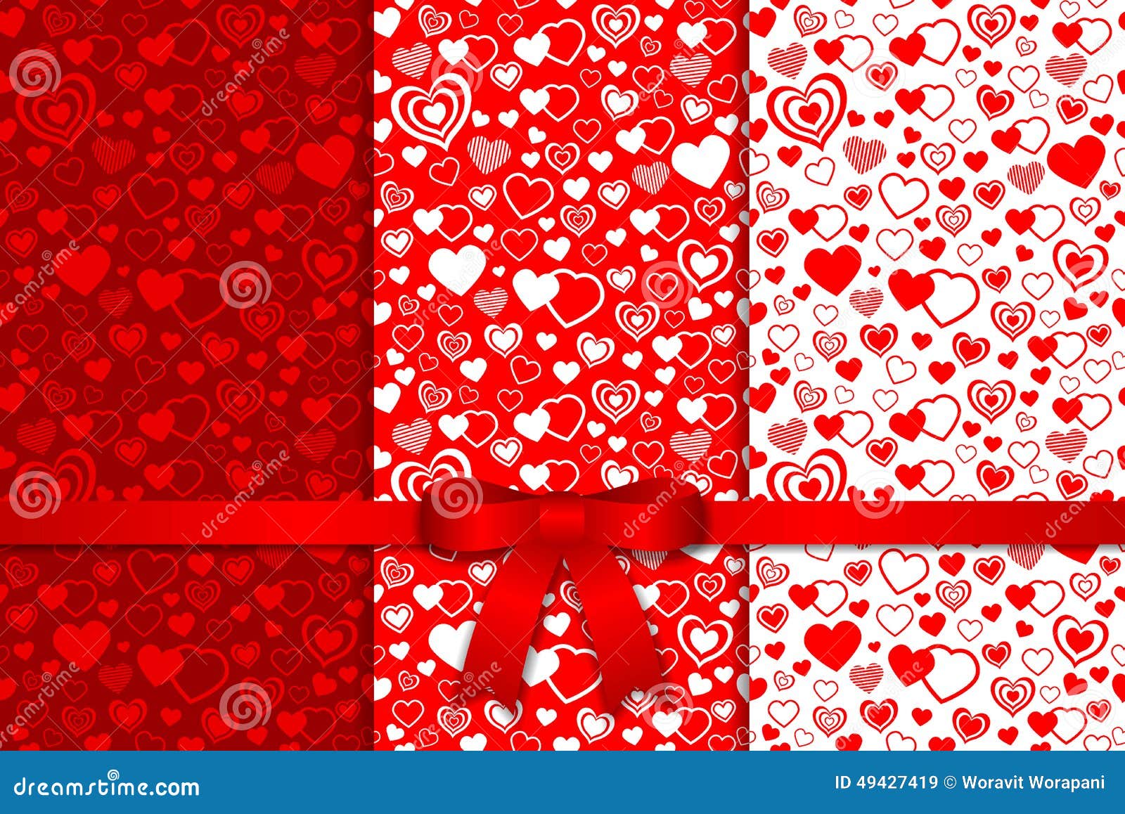 Valentine seamless pattern stock vector. Illustration of seamless ...