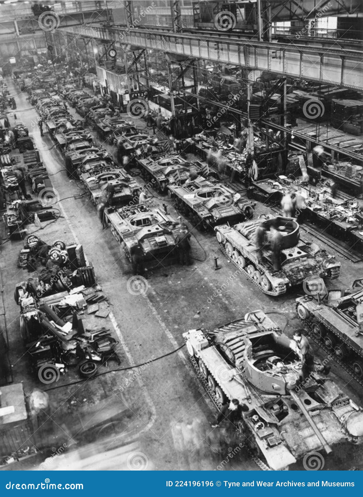 Valentine Tanks On The Assembly Line Picture. Image: 224196196
