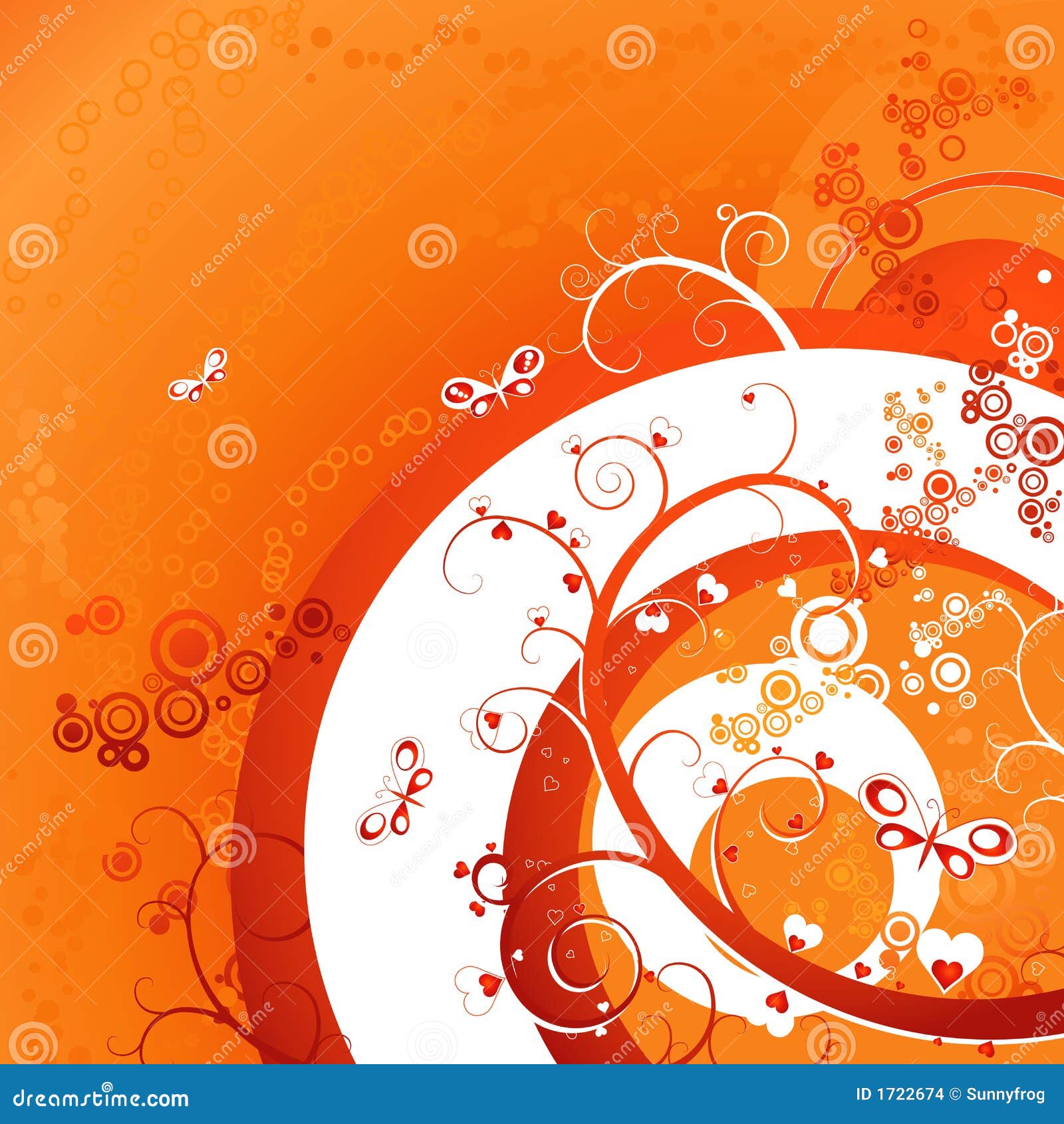 Valentines Background, Vector Stock Vector - Illustration of curve ...