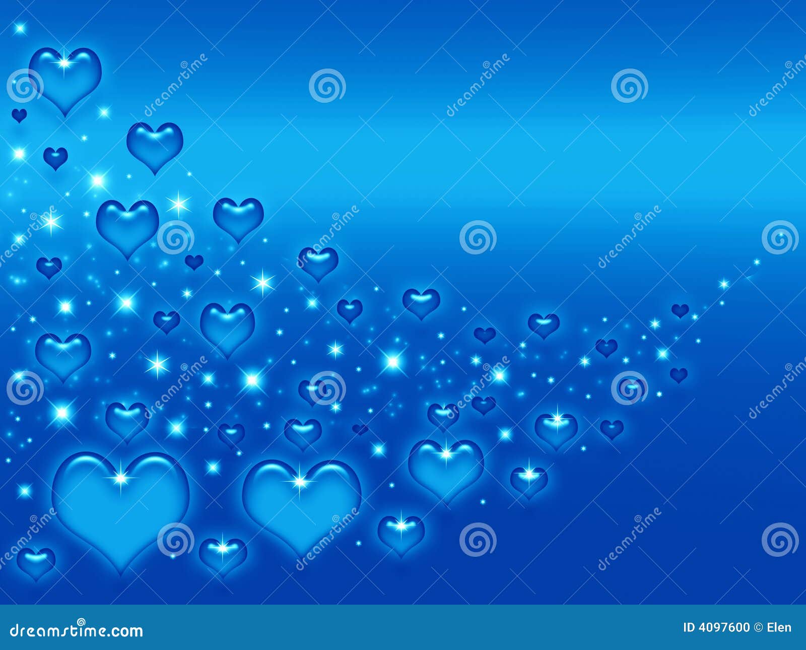 Valentines blue background stock illustration. Illustration of color ...