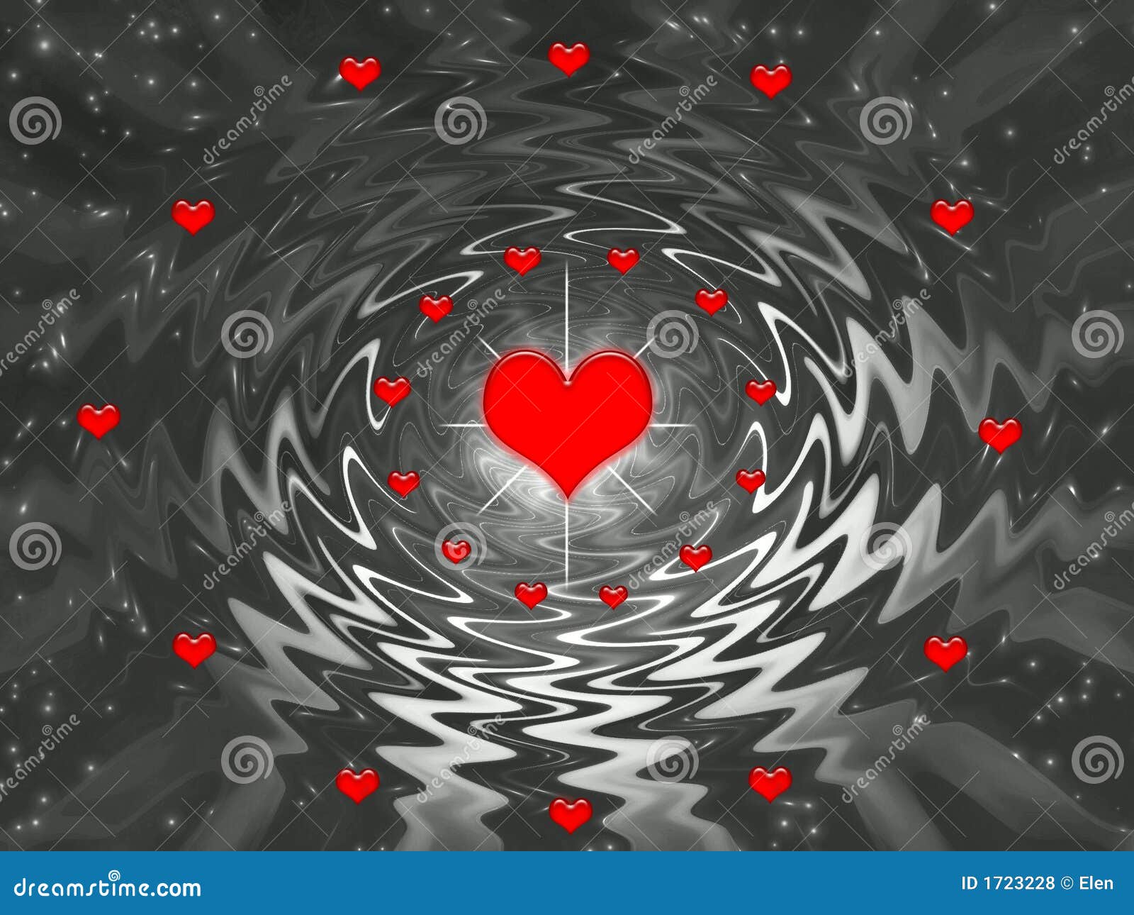 Valentines Day Abstract Design Stock Illustration - Illustration of ...