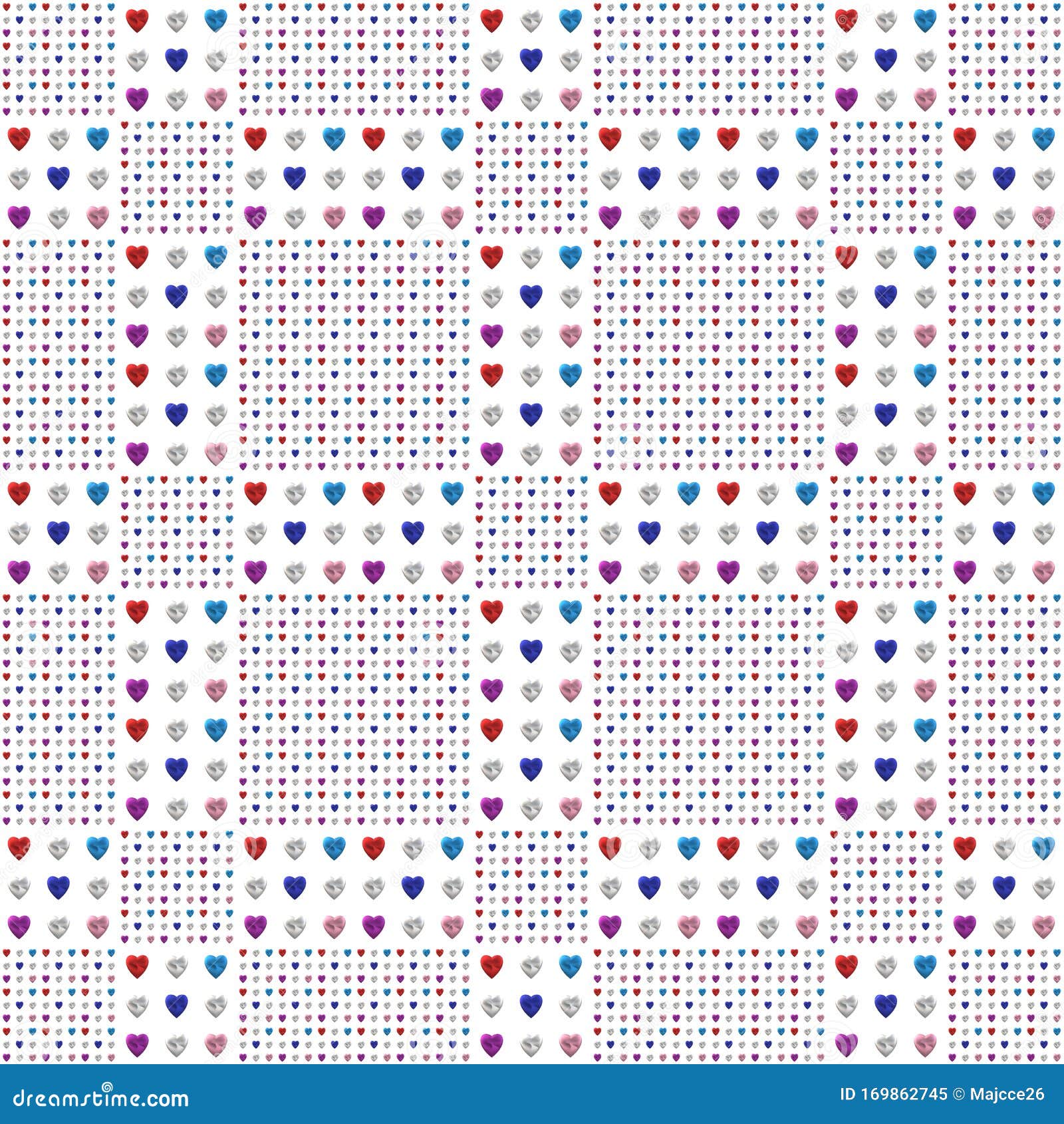 Valentines Day Background Hearts Romance Love Abstract Pattern Texture ...