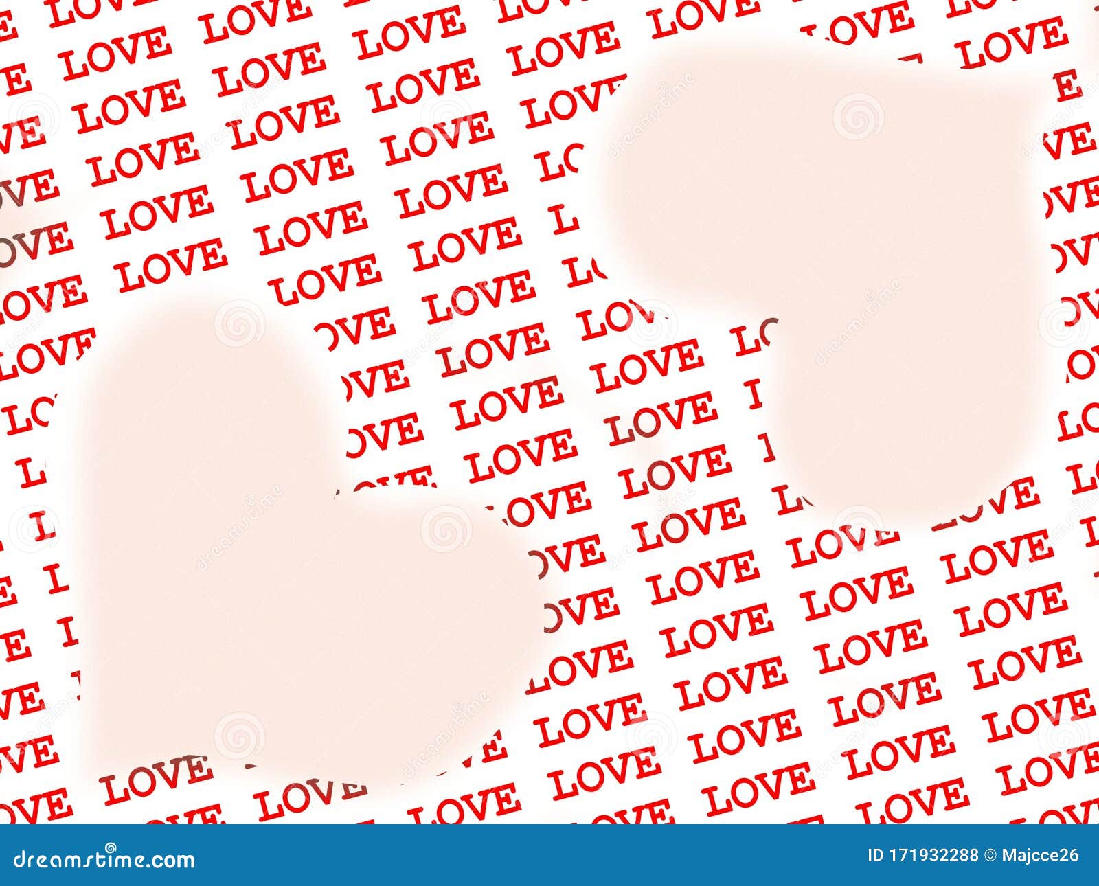 Valentines Day Background Red Romantic Hearts Romance Love Abstract ...