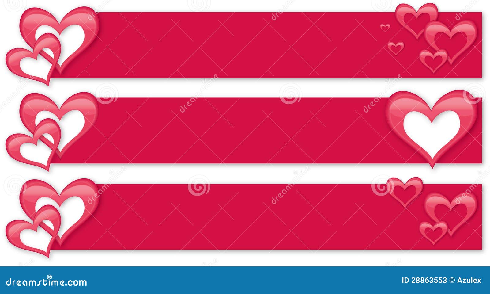 Valentines day banner stock illustration. Illustration of background ...