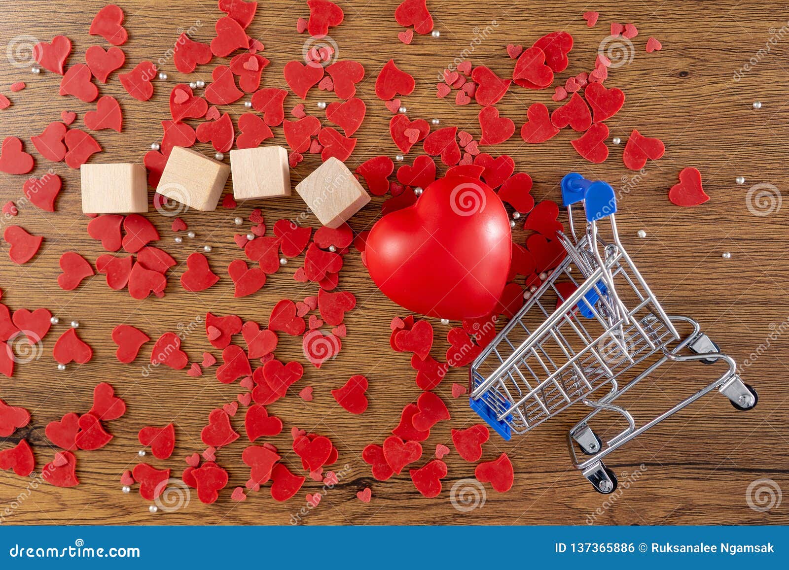 Valentines Day Concept Heart is Fall Love Stock Photo - Image of love ...