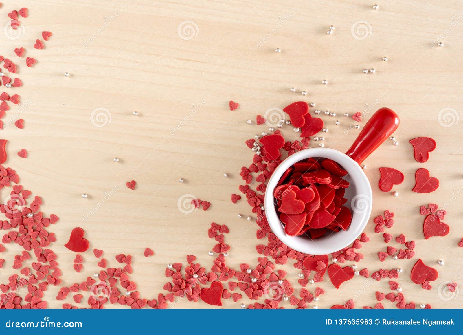 Valentines Day Concept Heart is Fall Love Stock Image - Image of design ...