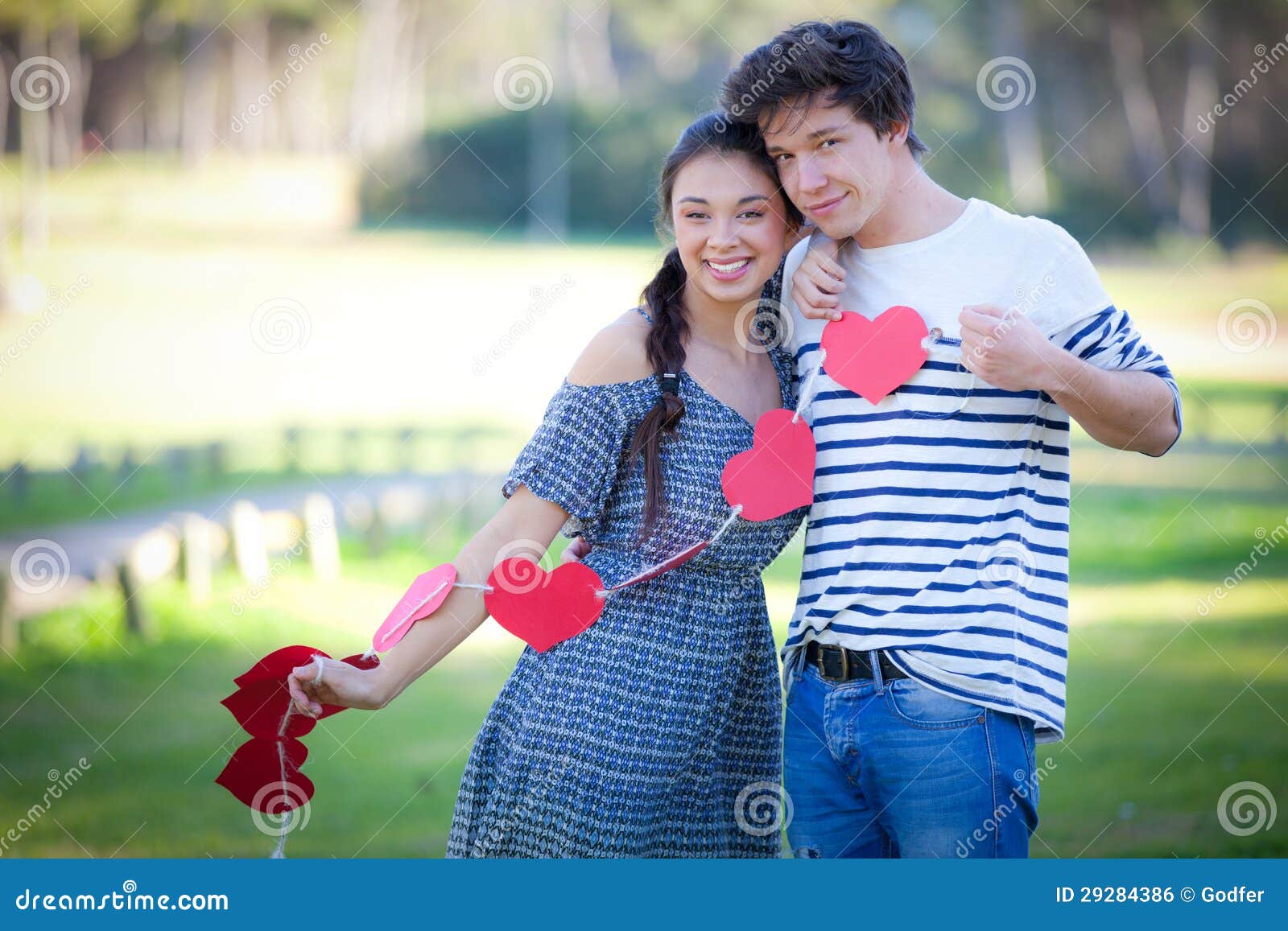 Valentines day couple stock photo. Image of smiling, young - 29284386