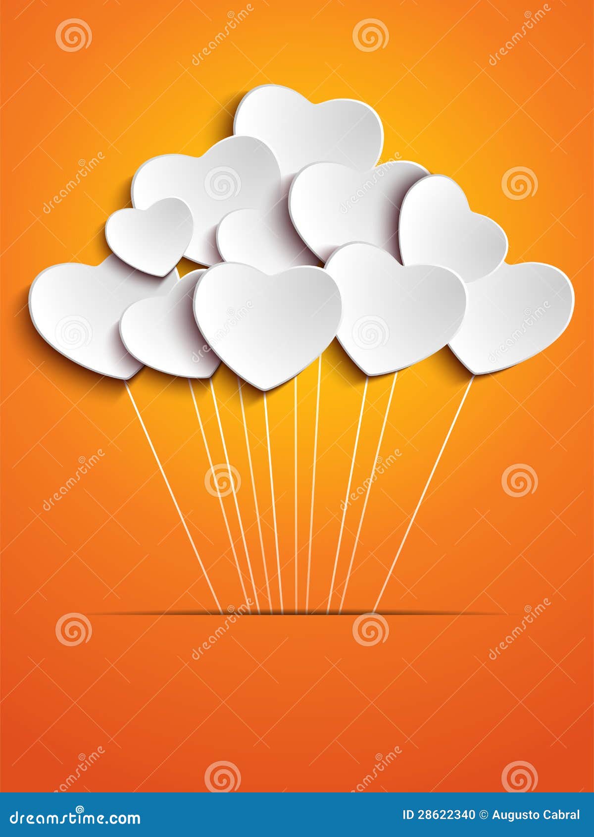 Valentines Day Heart Balloons Stock Vector - Illustration of ...