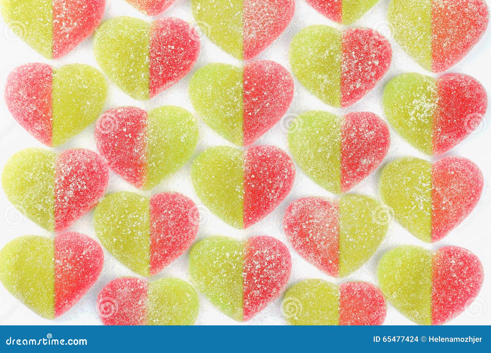 Valentines Day Heart Shaped Jelly Candies Stock Photo - Image of ...