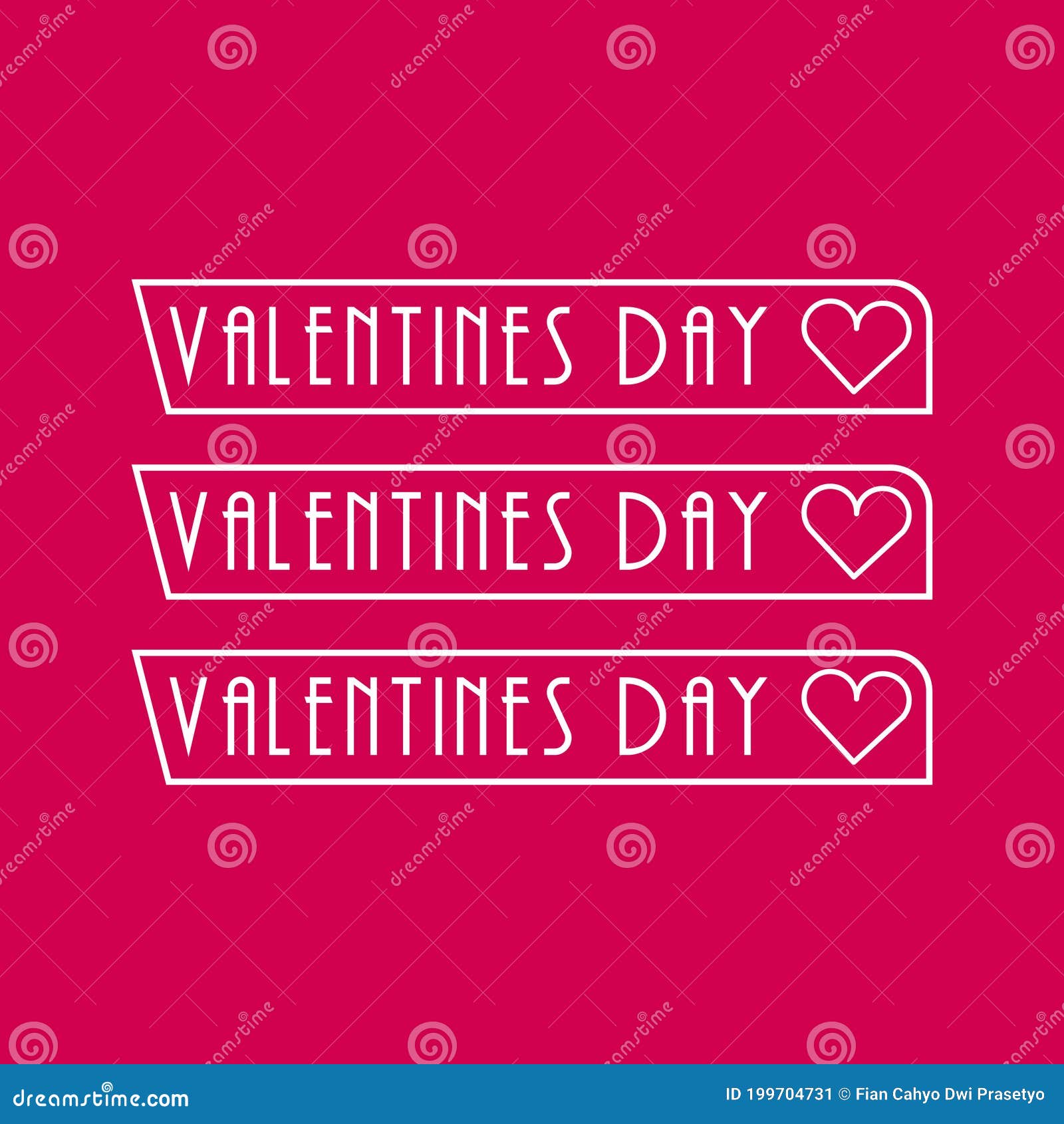 Valentines Day Logo Design Concept Typo Stock Vector - Illustration of ...