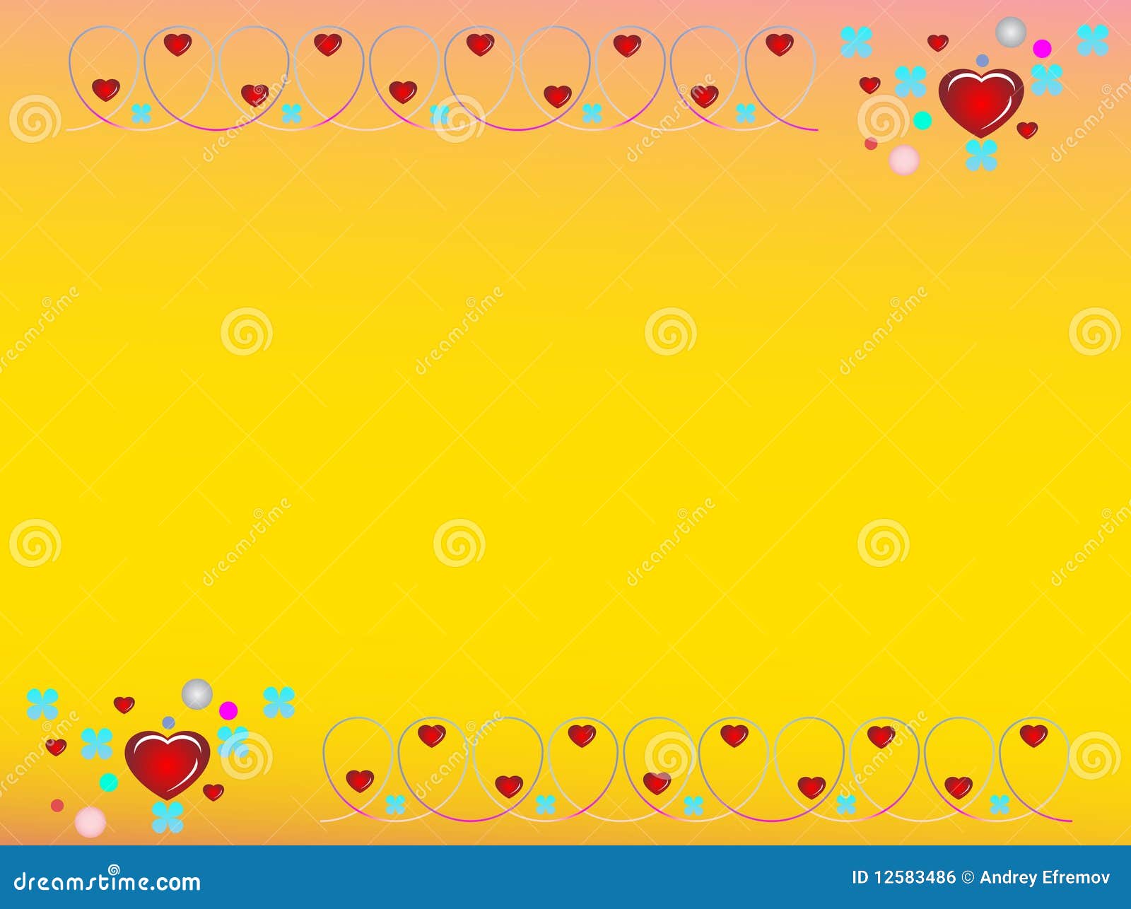 Valentines Frame Series Number One Stock Vector - Illustration of ...
