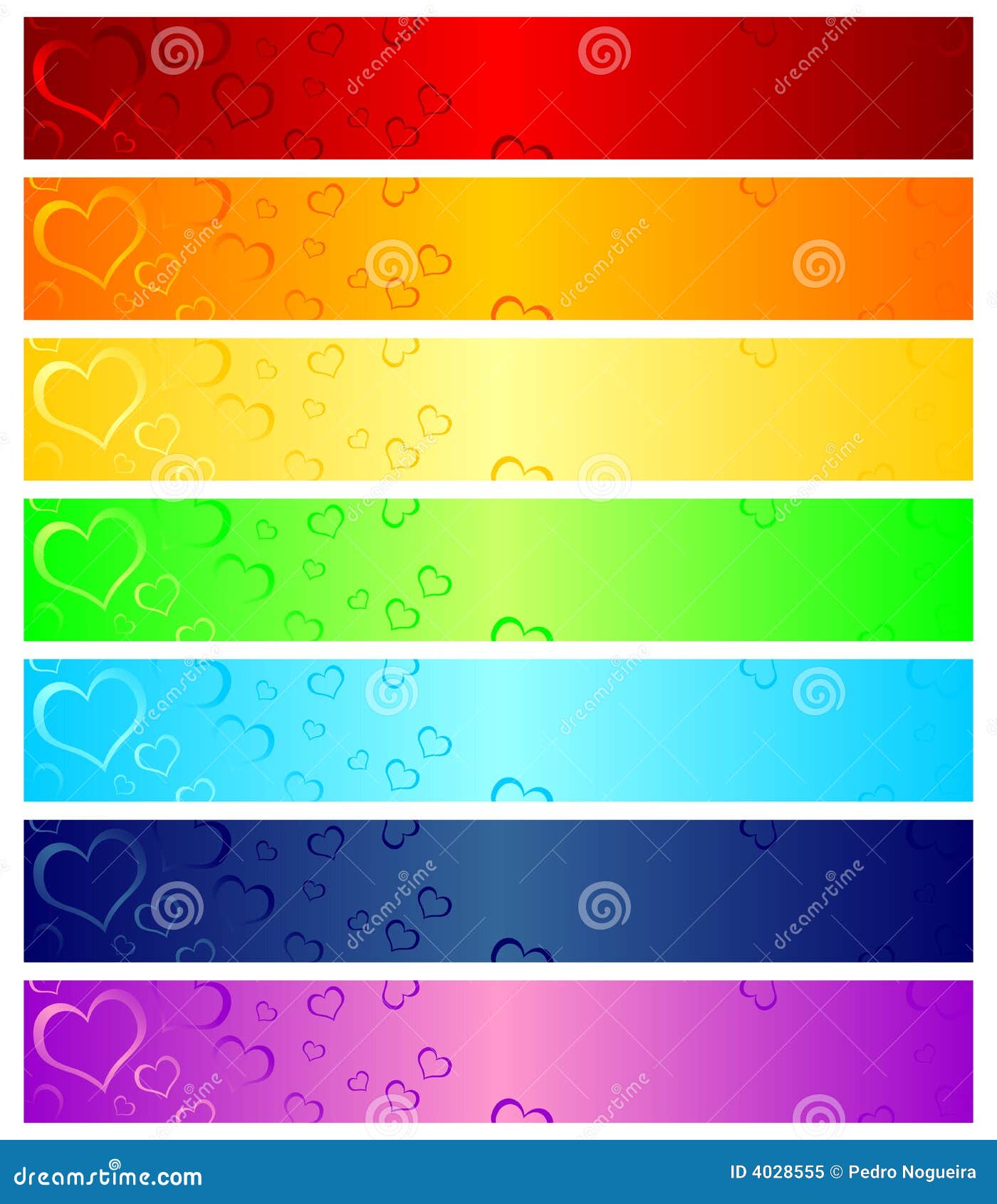 Valentines headers stock vector. Illustration of ornamental - 4028555