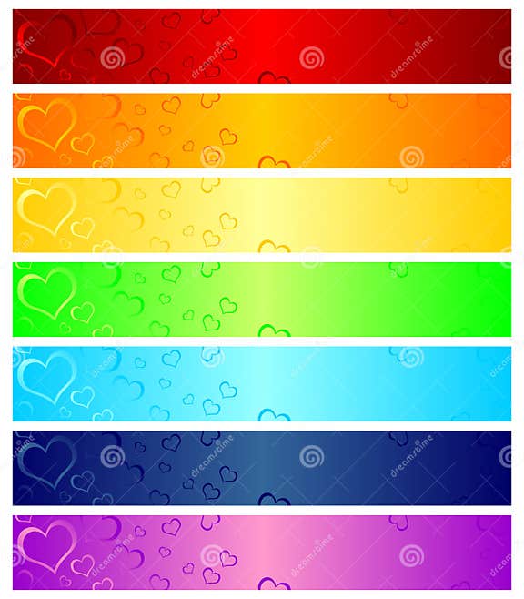 Valentines headers stock vector. Illustration of ornamental - 4028555