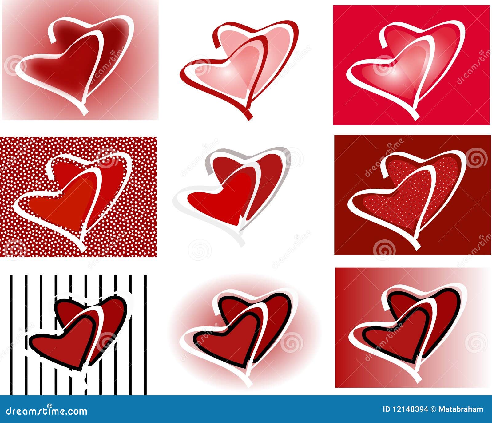 Valentines Heart duo icons stock illustration. Illustration of feeling ...