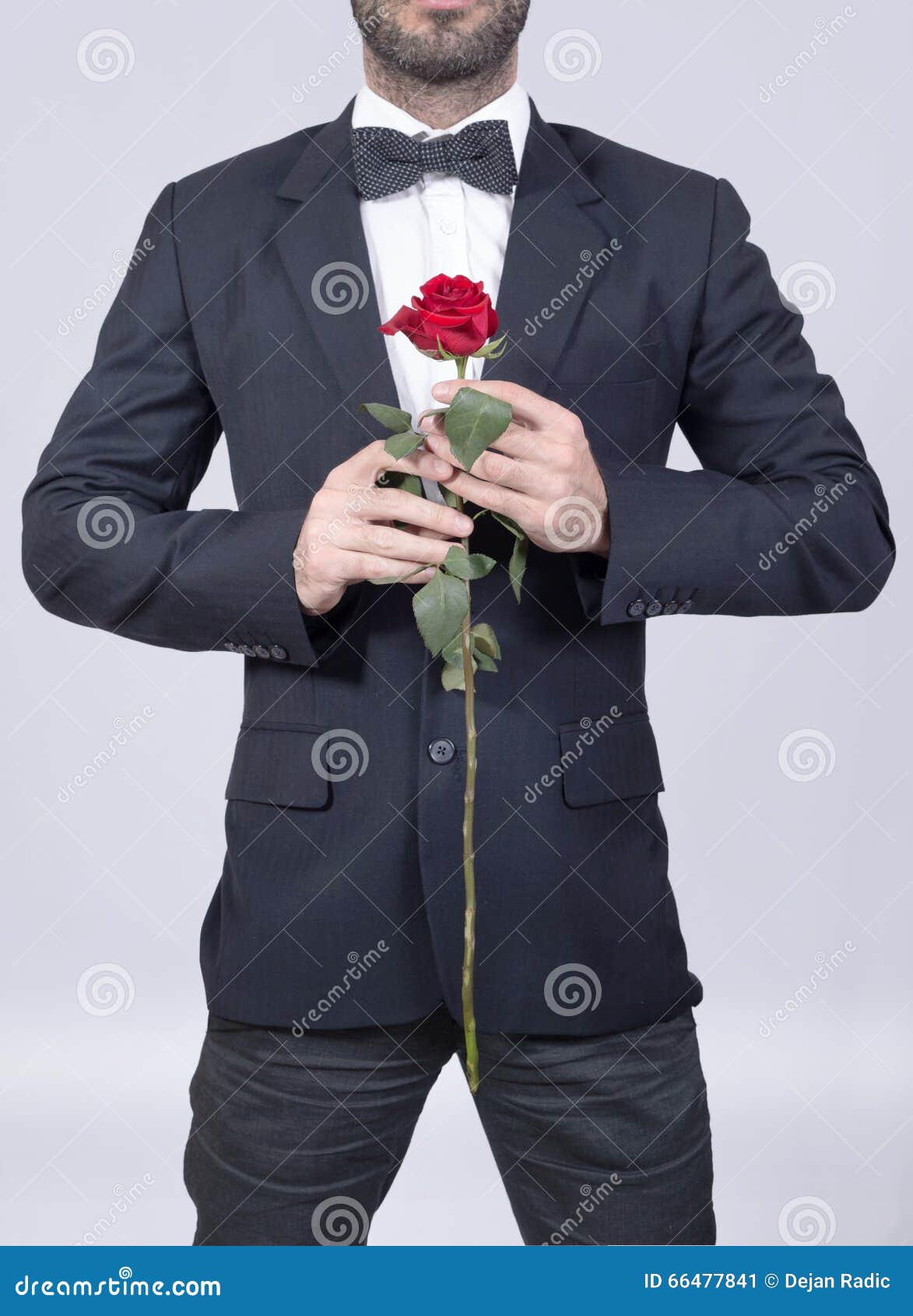 Valentines man stock image. Image of love, handsome, caucasian - 66477841