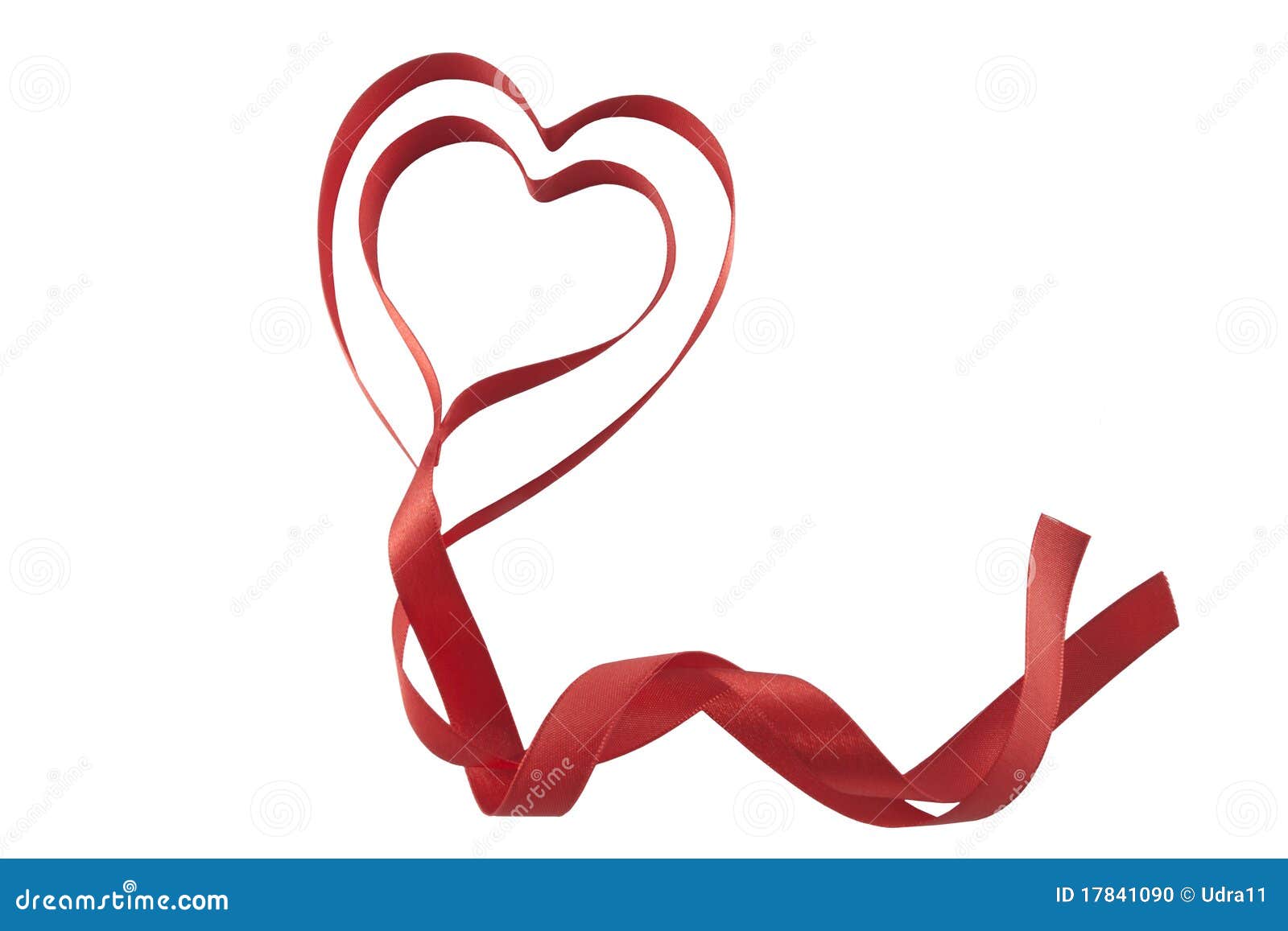 Valentines ribbon hearts stock photo. Image of passion - 17841090