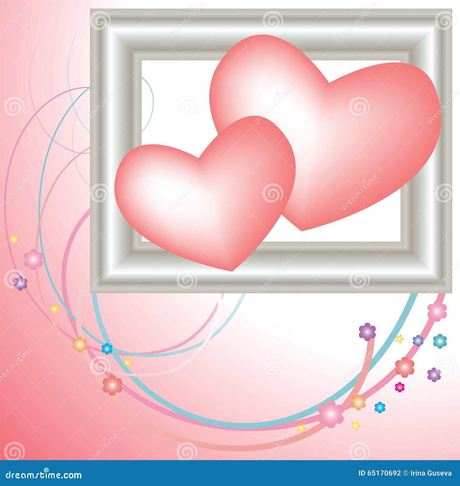 Valentinka stock vector. Illustration of cute, event - 65170692