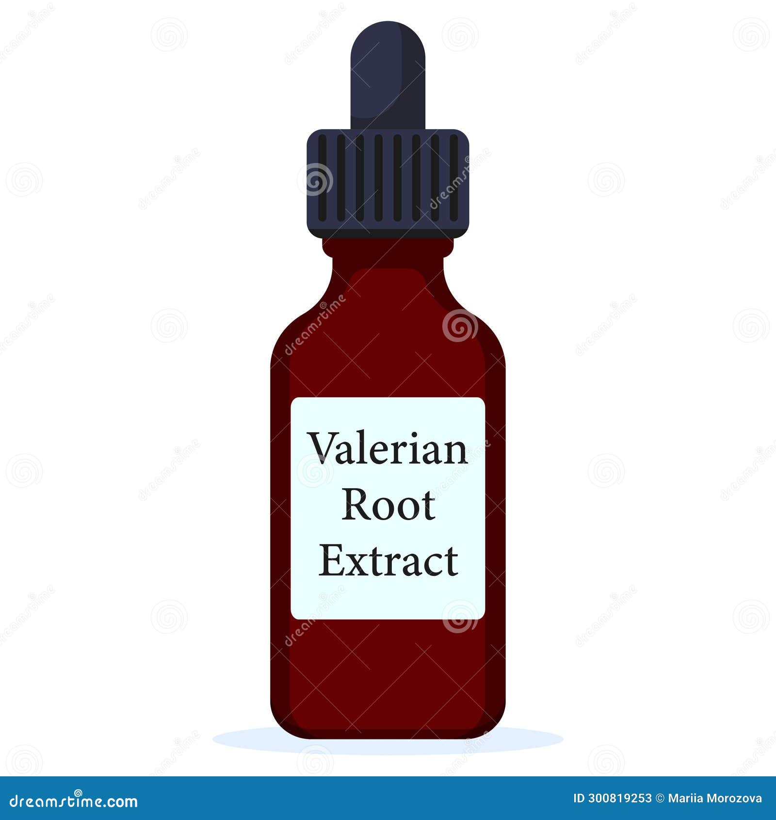 Valerian Isolated Logo Icon. White Silhouette. Vector Royalty-Free ...