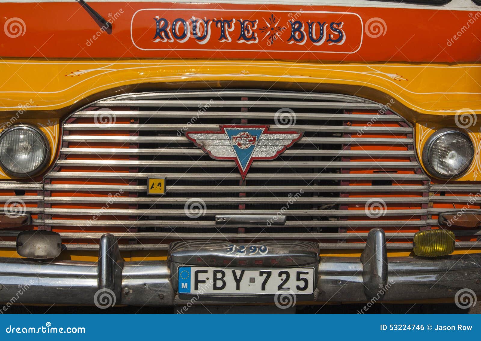 VALETTA/MALTA Colorful Old Buses Editorial Photo - Image of europe ...