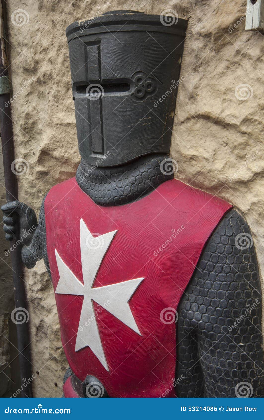 VALETTA/MALTA Medieval Suit of Armour Stock Photo - Image of layer ...