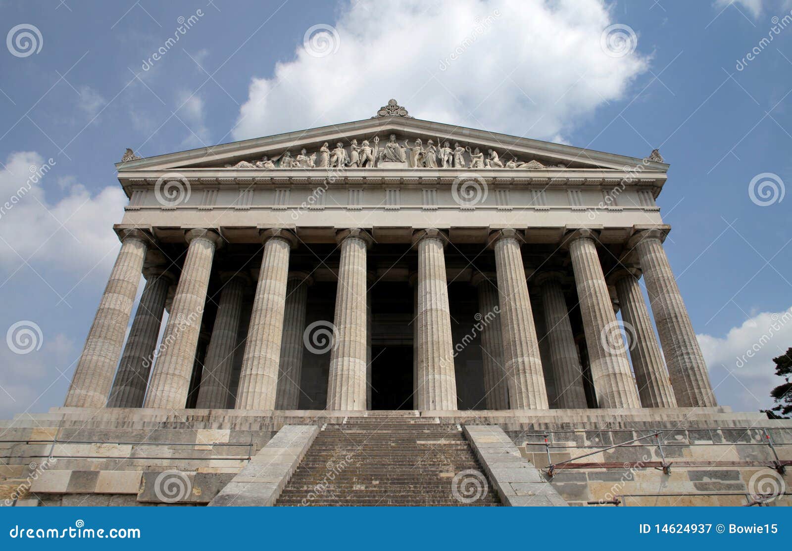 Valhalla temple stock image. Image of antique, ludwig - 14624937