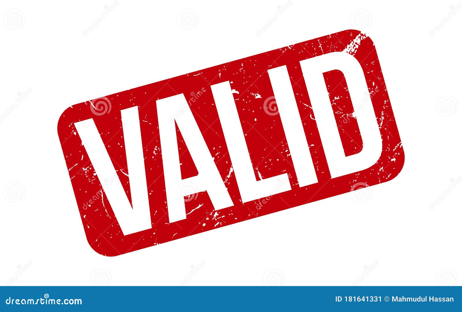Valid Rubber Stamp. Red Valid Rubber Grunge Stamp Seal Vector ...