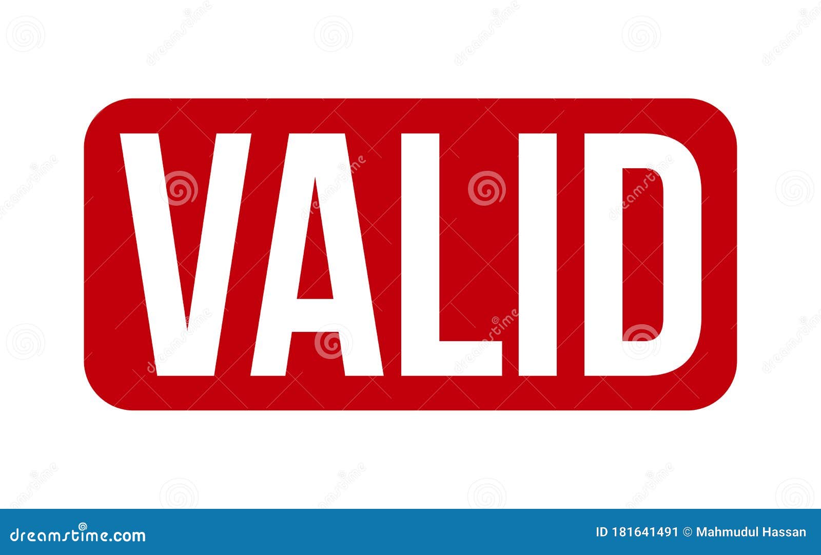 Valid Rubber Stamp. Red Valid Rubber Grunge Stamp Seal Vector ...