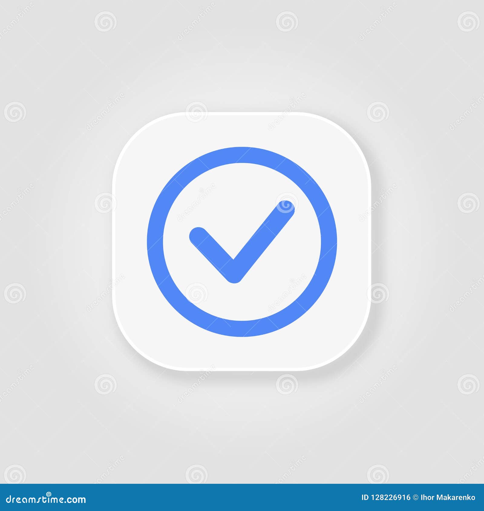 Valid Seal Icon. Two Ticks Symbol. Sign Yes Vector Neumorphism ...