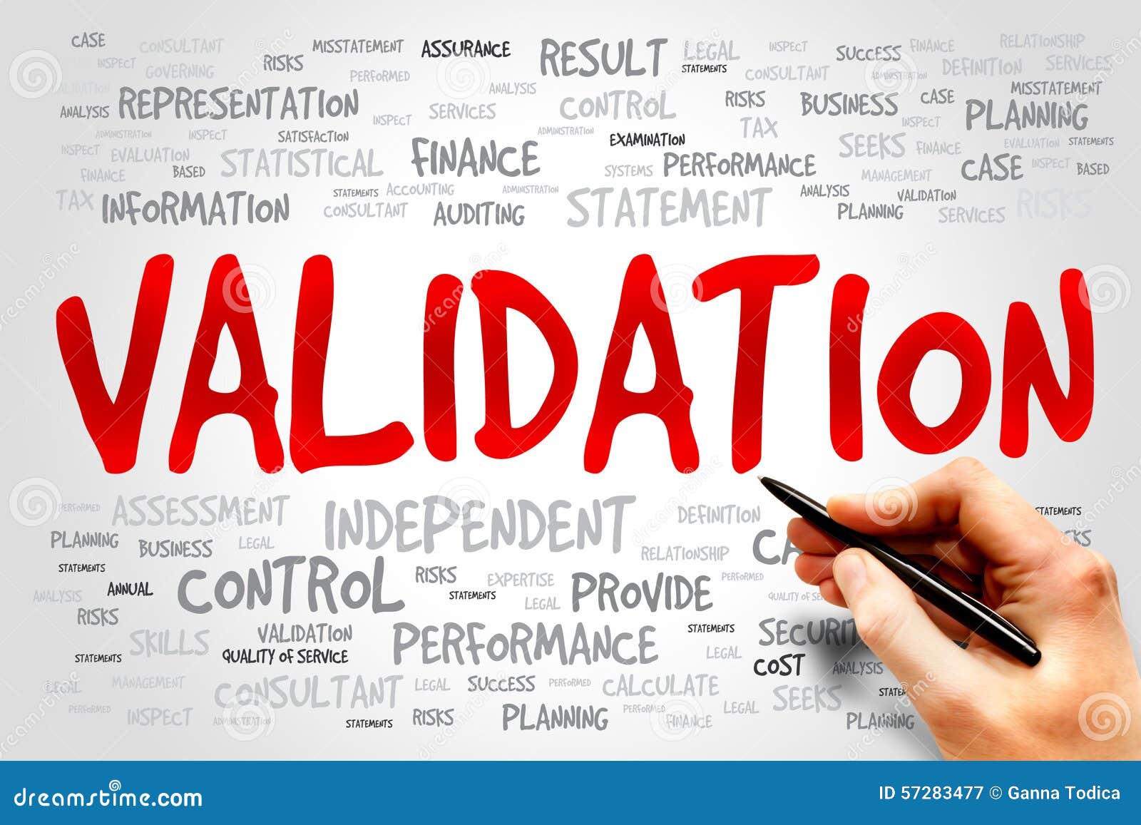 Validación imagen de archivo. Imagen de calidad, gravamen - 57283477