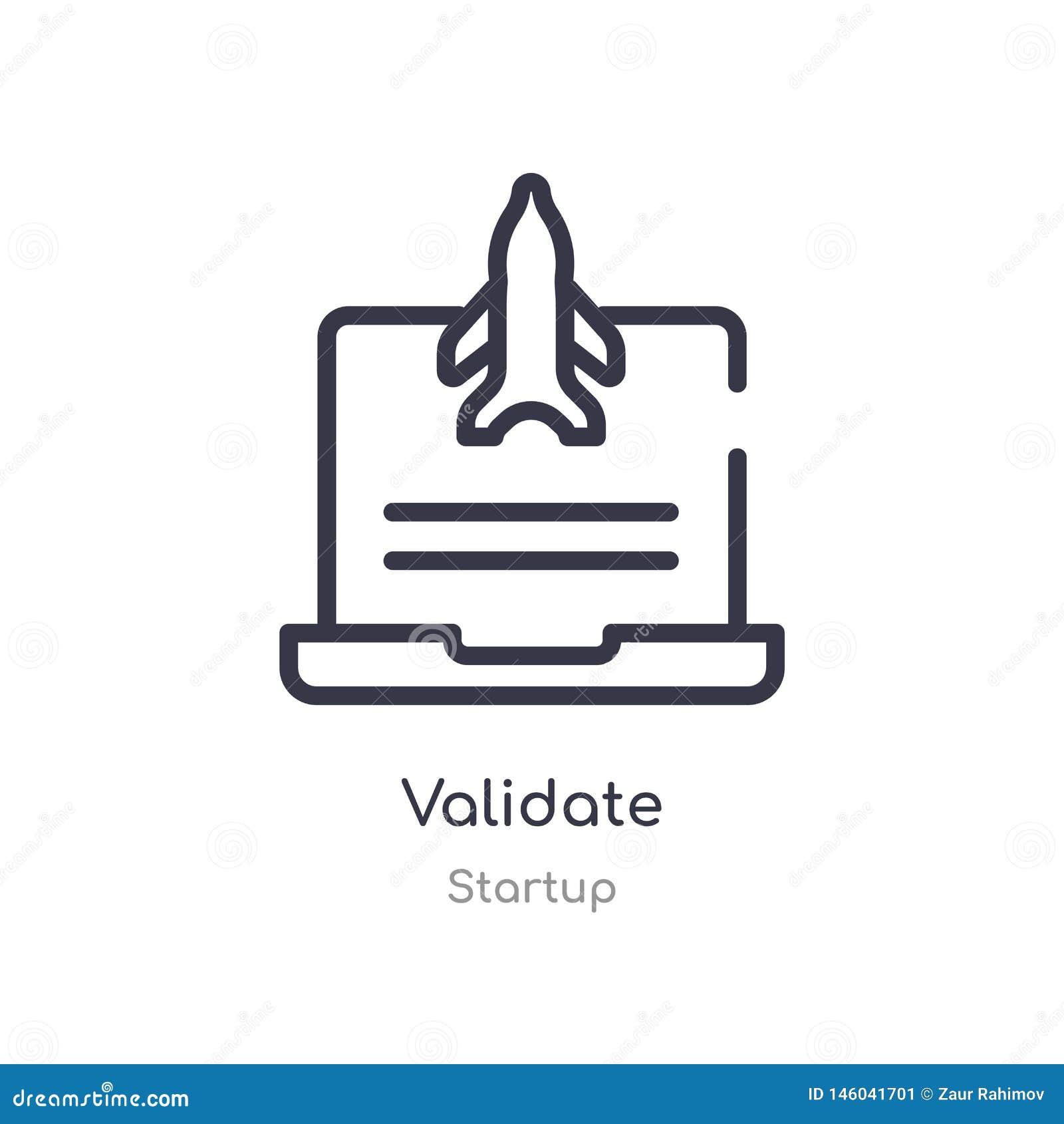 Validate Vector Icon Isolated On Transparent Background, Linear ...