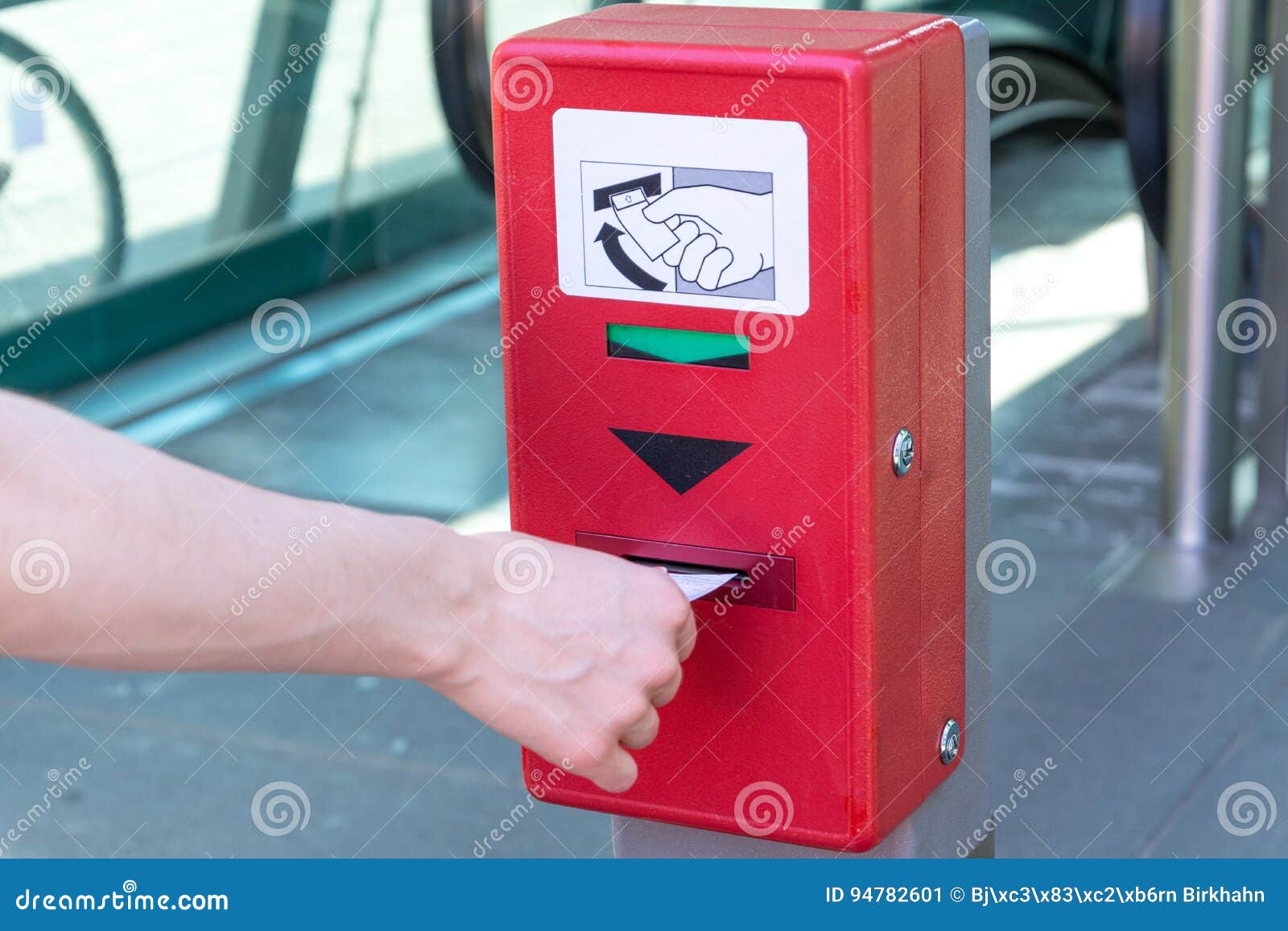 Validate a Ticket at a Red Ticket Validation Machine for the ...