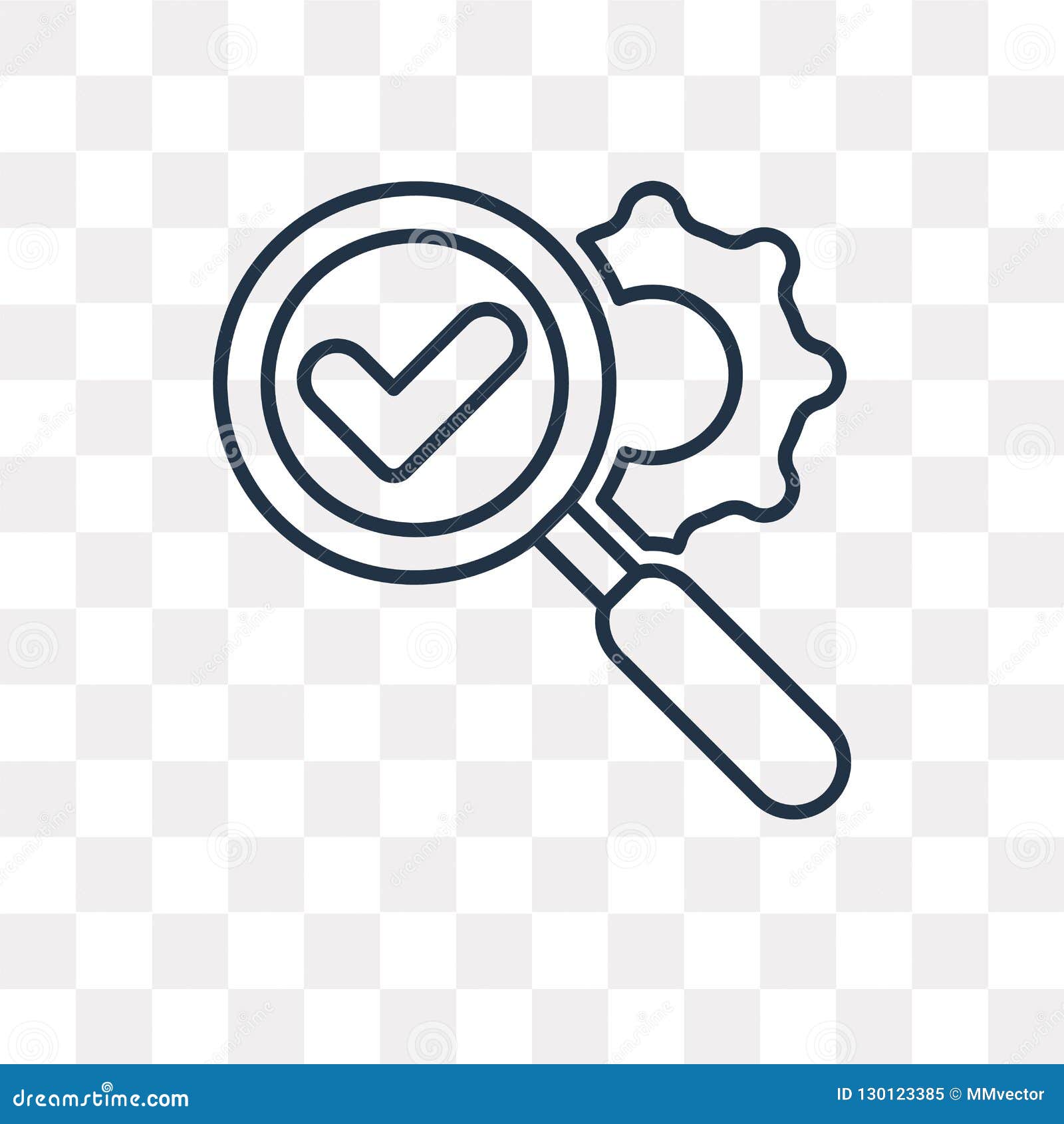 Validate Vector Icon Isolated On Transparent Background, Linear ... Validate Vector Icon Isolated On Transparent Background, Linear ...