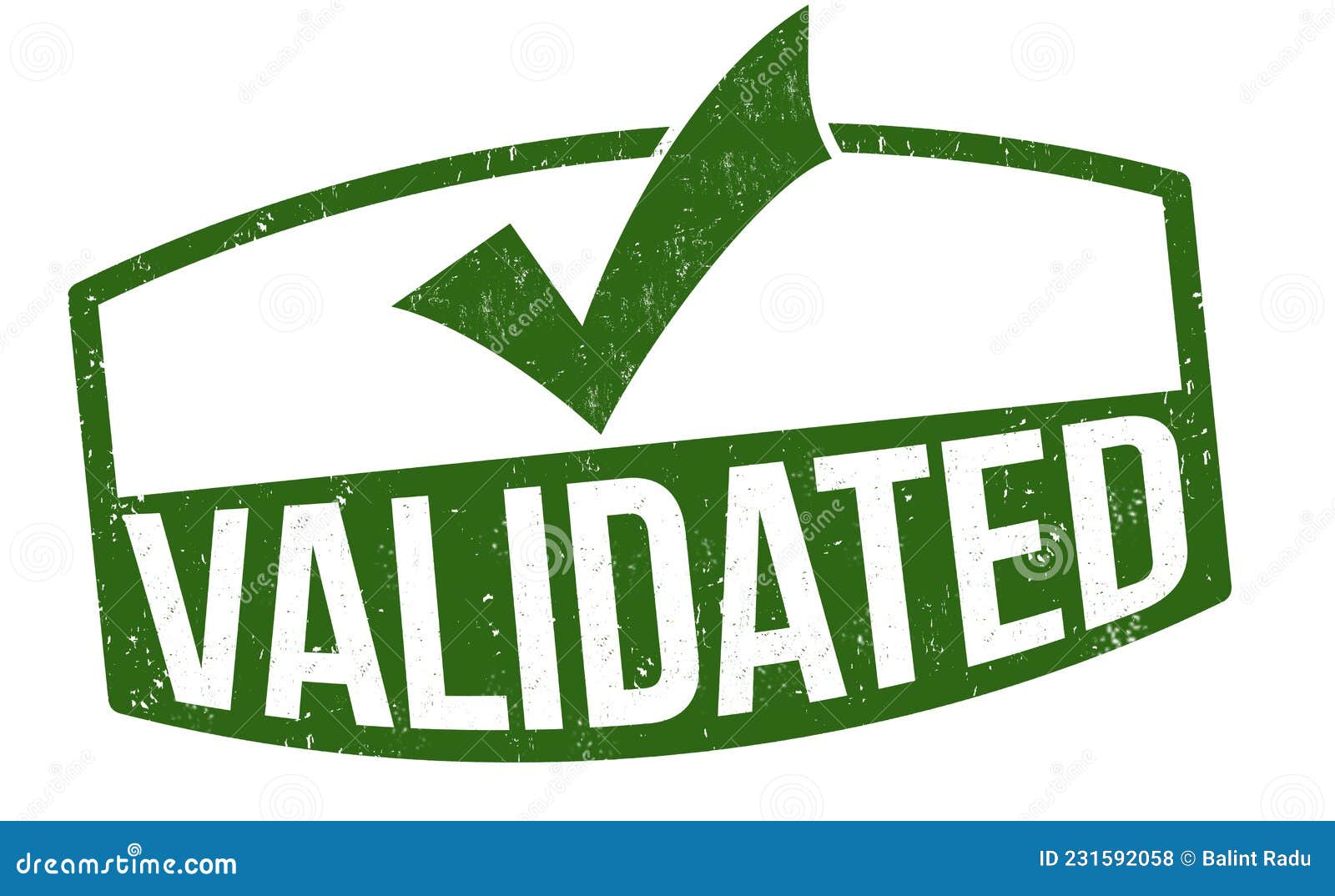 Validated Grunge Rubber Stamp Stock Vector - Illustration of print ...