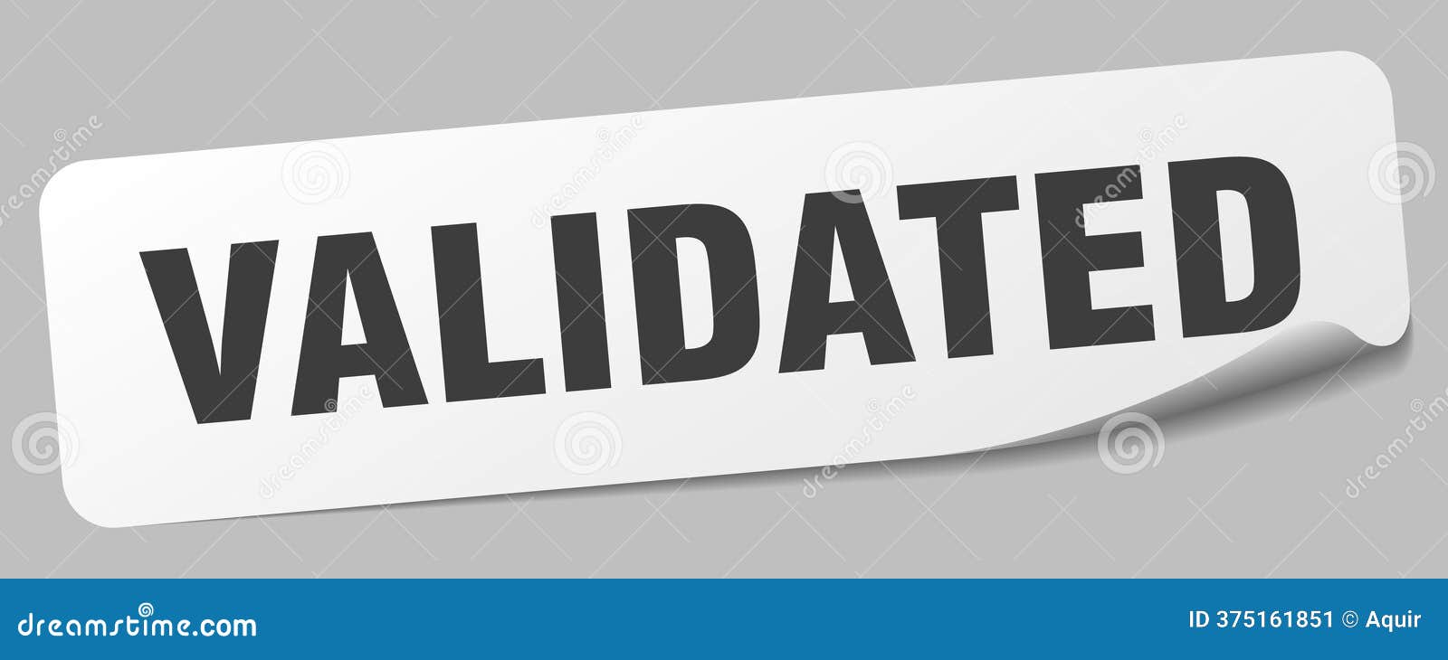Validated Sticker. Validated Sign On Transparent Background Vector ...