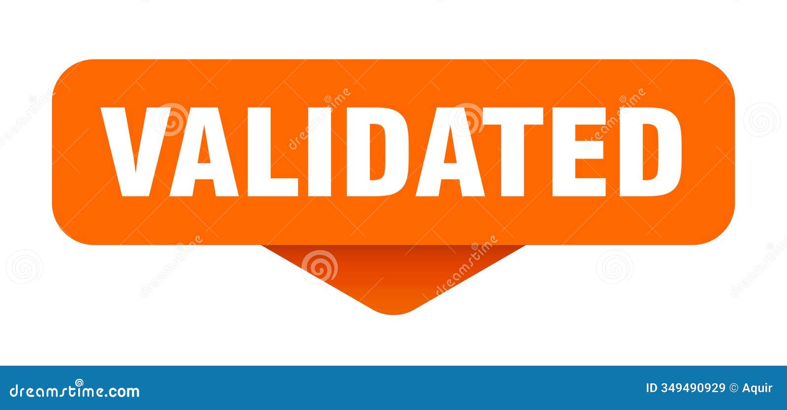 Validated Sticker. Validated Sign On Transparent Background Vector ...